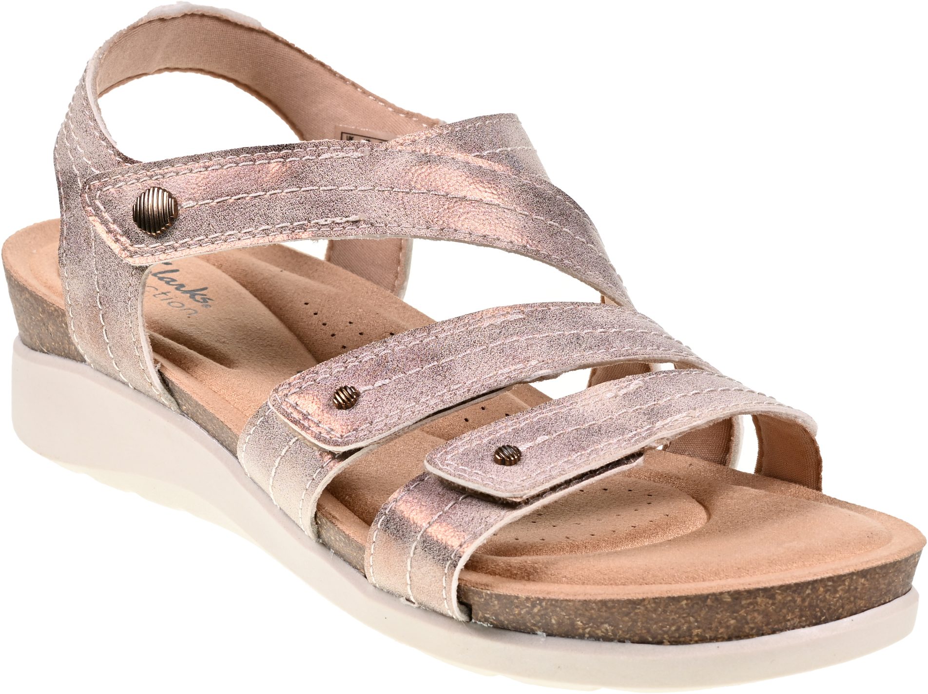 Clarks Calenne Clara Bronze Metallic 26177034 - Full Sandals ...