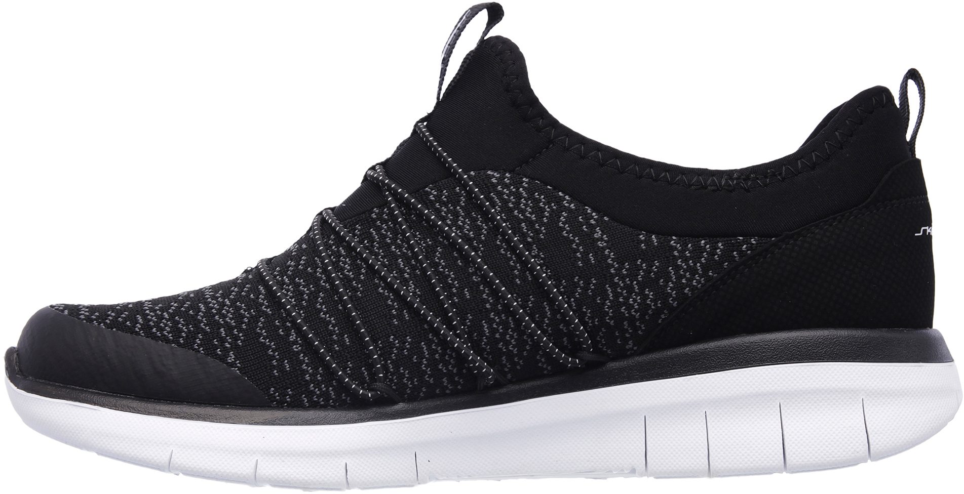 Skechers Synergy 2.0 - Simply Chic Black / White 12379 BKW - Womens ...