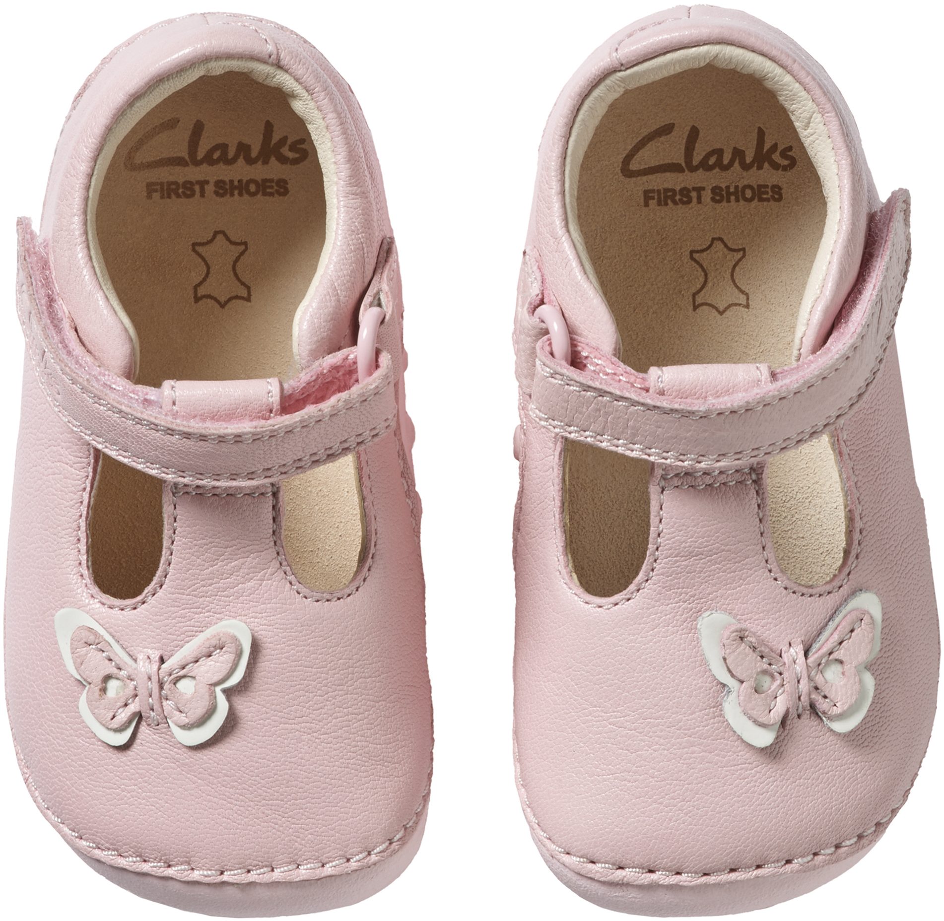 Clarks Little Wow Baby Pink Leather 26123487 - Pre Walkers - Humphries ...