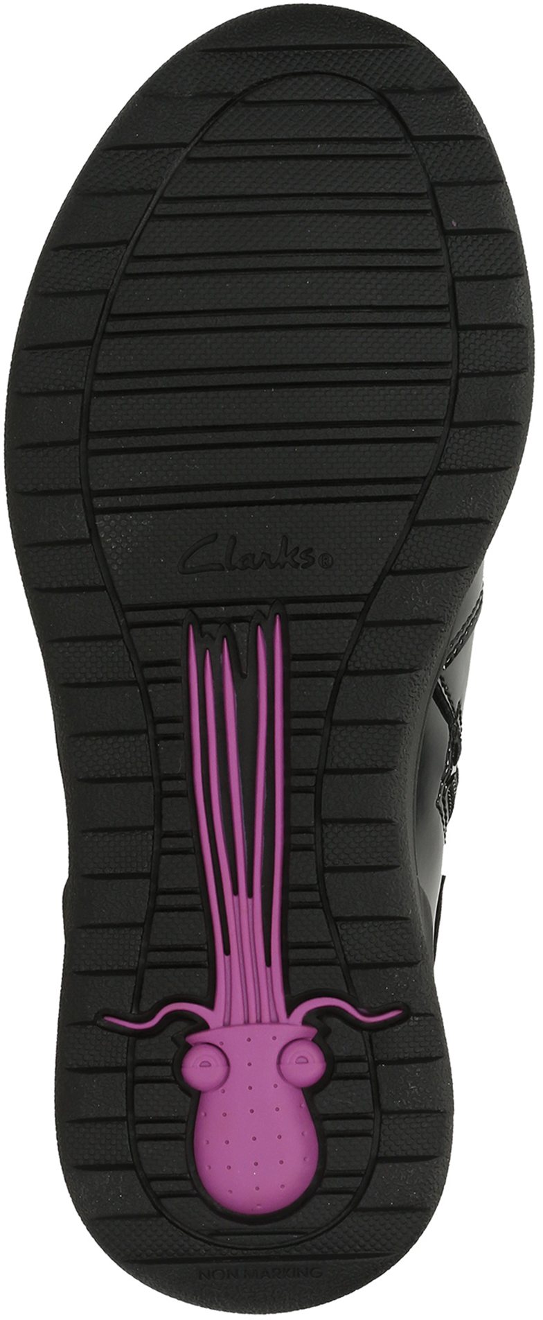 Clarks Mariel Sky Junior Black Patent 26128136 - Girls Boots ...