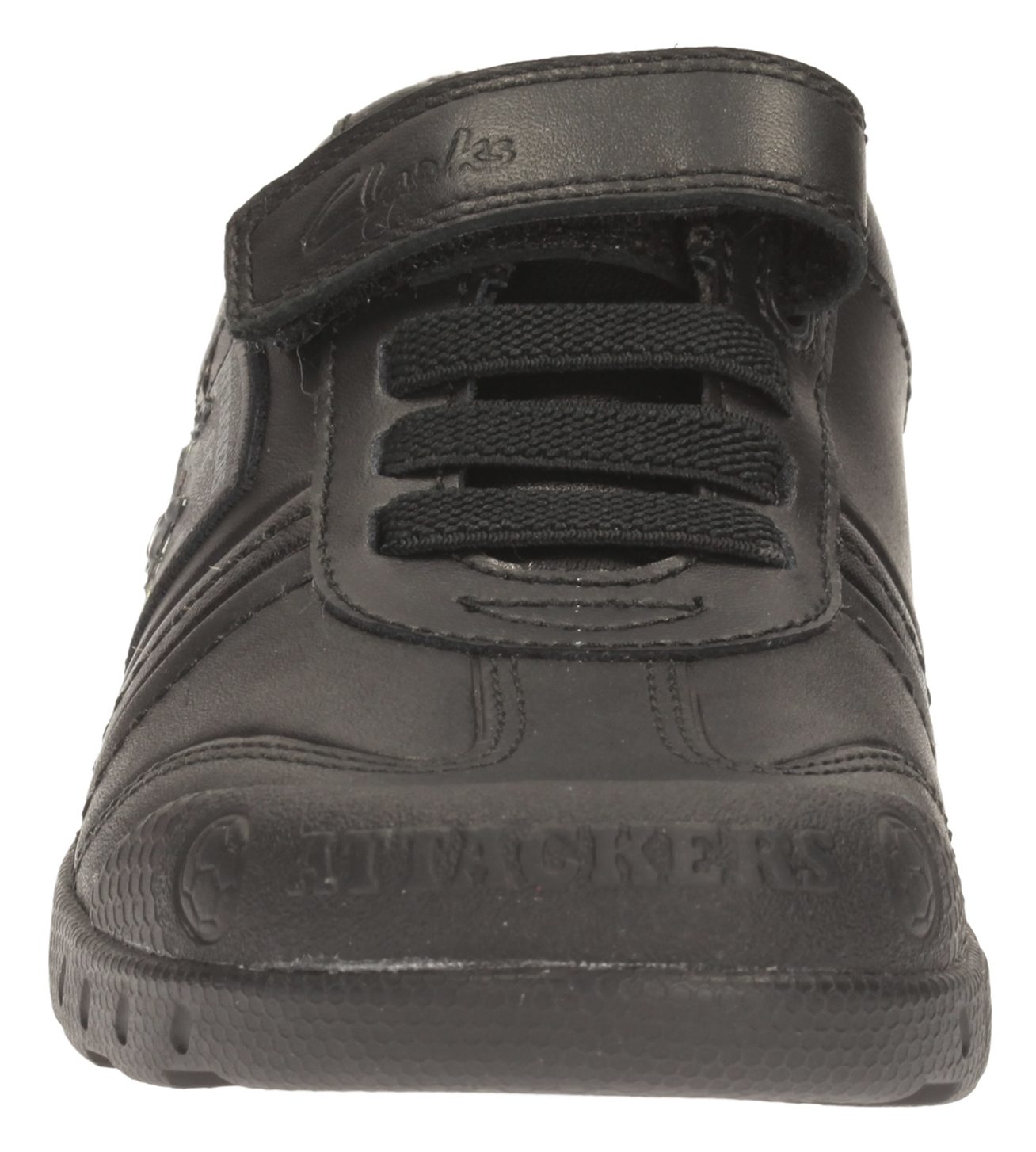 Clarks Leader Play Infant Black Leather 26114031 - Boys School Shoes ...