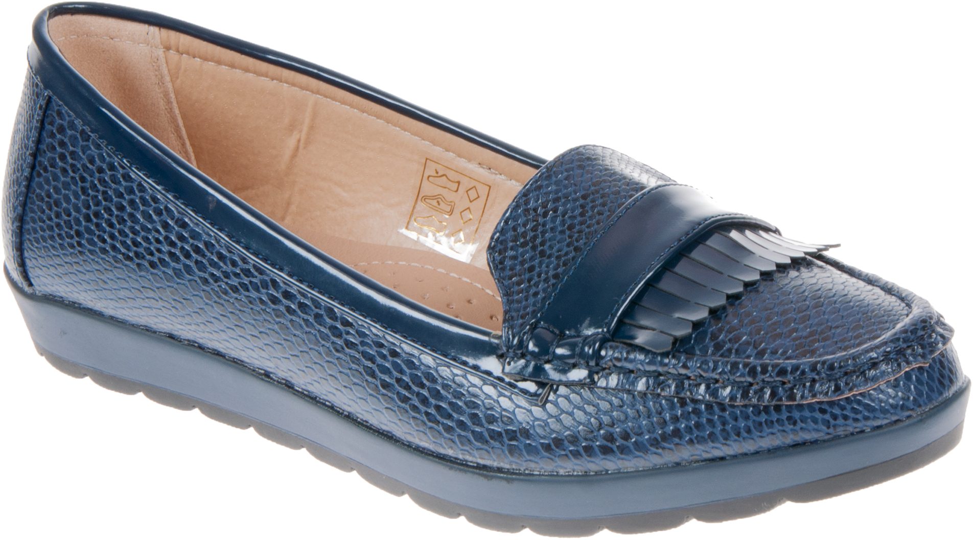 Freestep Sophia Navy sop - Everyday Shoes - Humphries Shoes