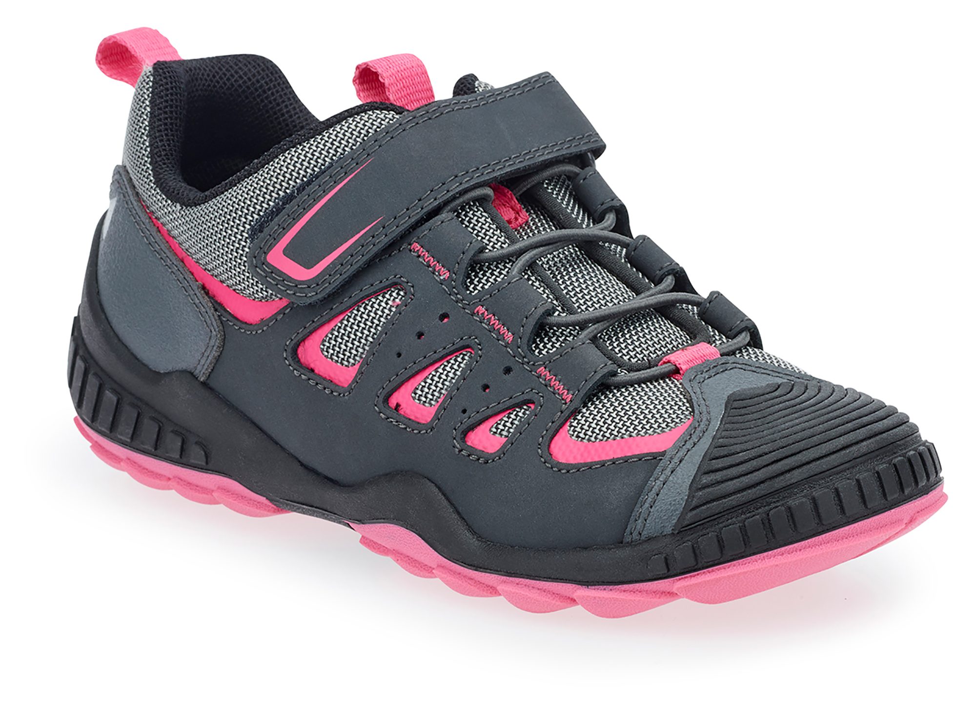 Start-Rite Charge Grey / Pink 2760_6 - Girls Trainers - Humphries Shoes