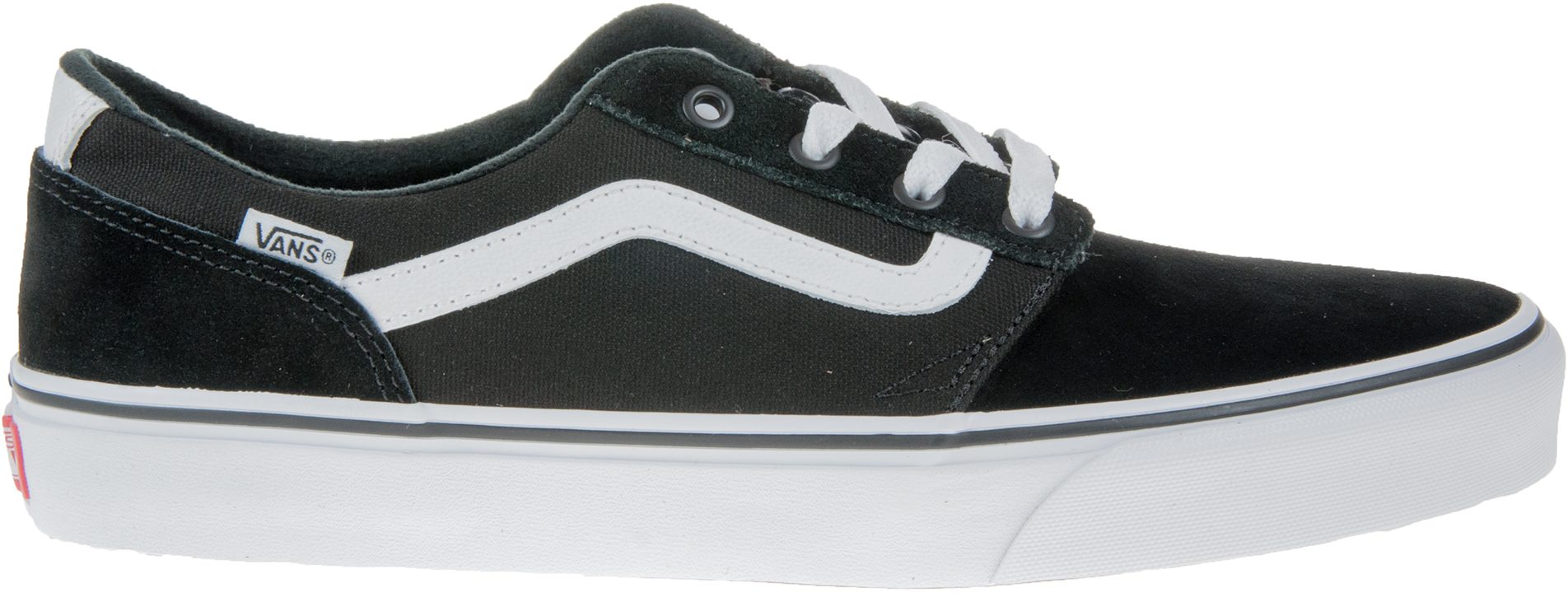 Vans Chapman Stripe Black / White Suede Canvas VN0A38CBC4R - Casual ...