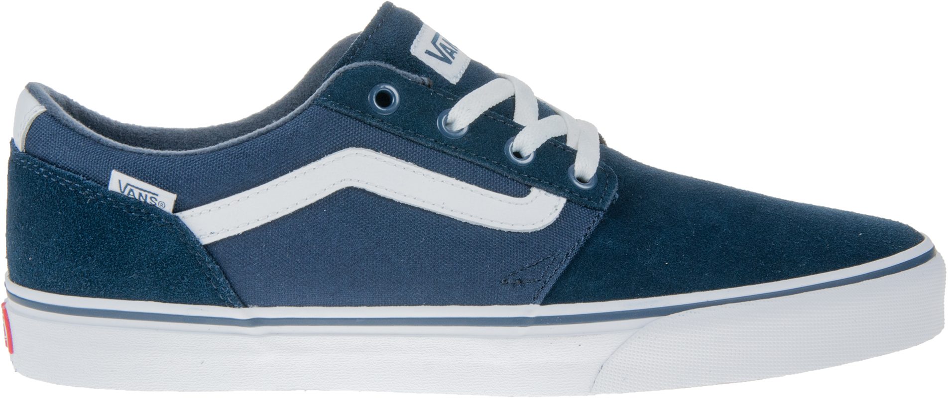 Vans Chapman Stripe Dress Blue / White Suede Canvas VN0A38CBK8N ...