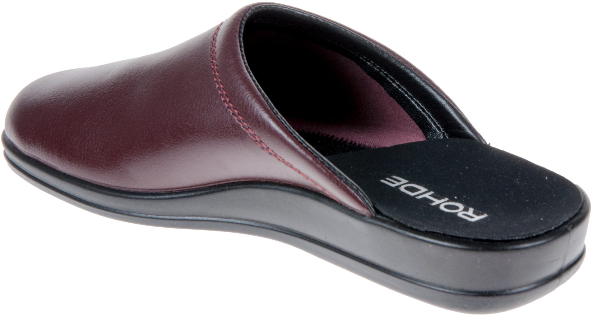 Rohde 1550 Wine Red 1550 48 - Mule Slippers - Humphries Shoes