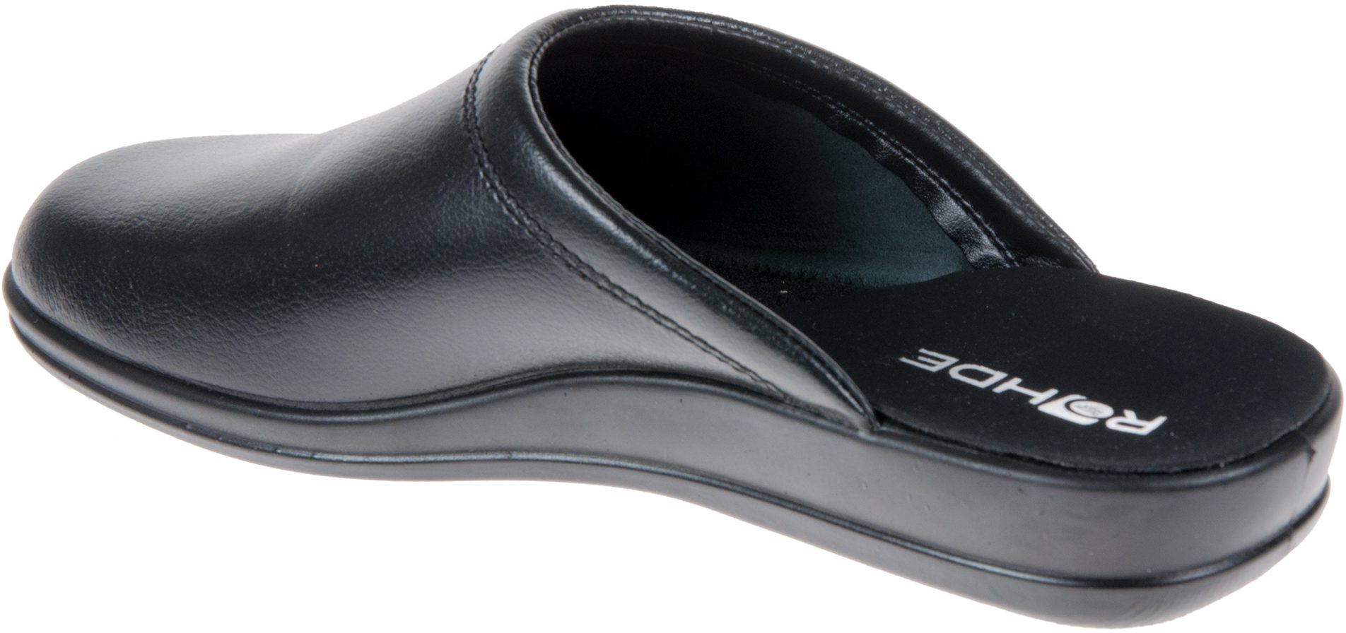 Rohde 1550 Black 1550 90 - Mule Slippers - Humphries Shoes