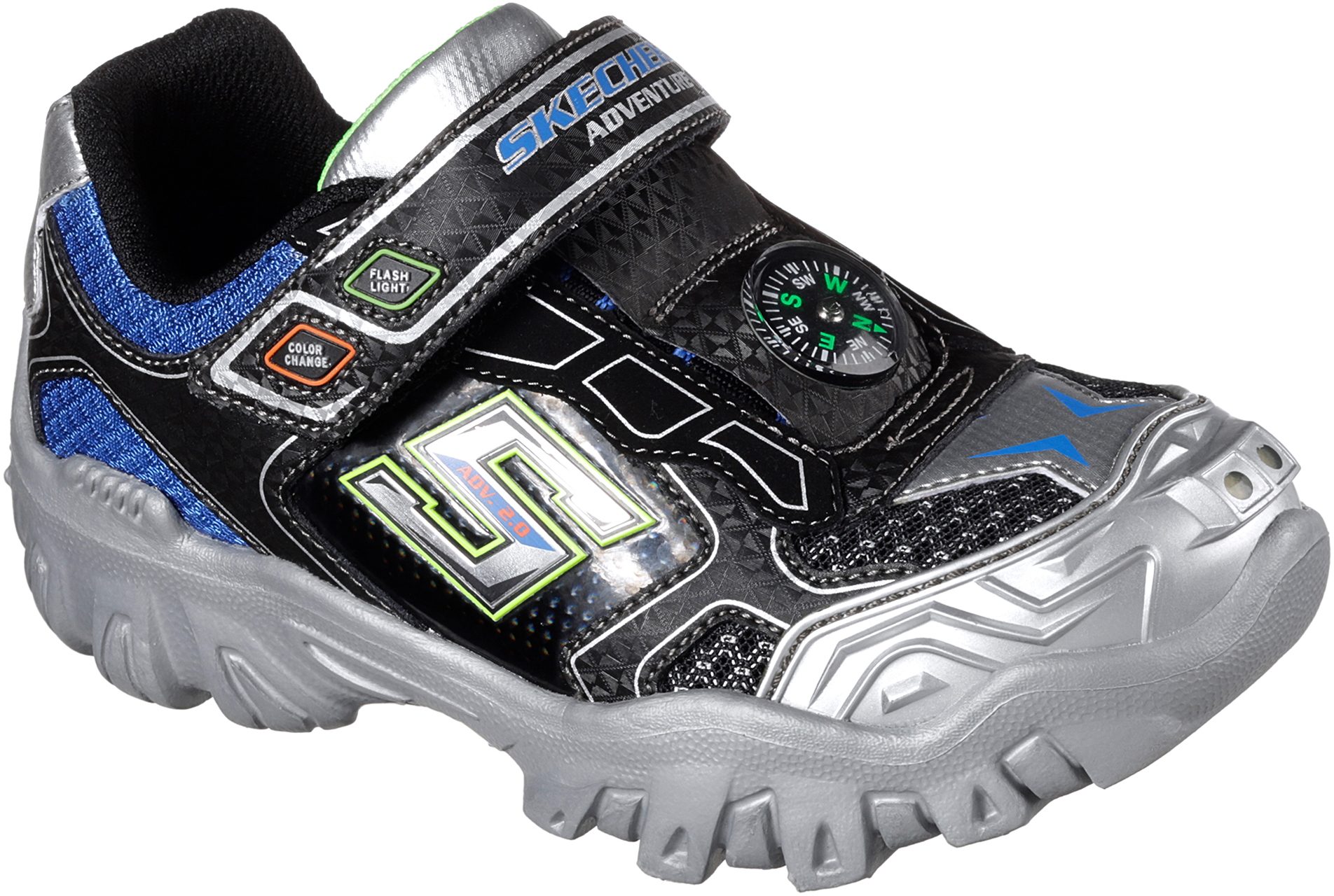 Skechers Damager II - Adventure Extreme Black / Silver / Royal 90491L ...