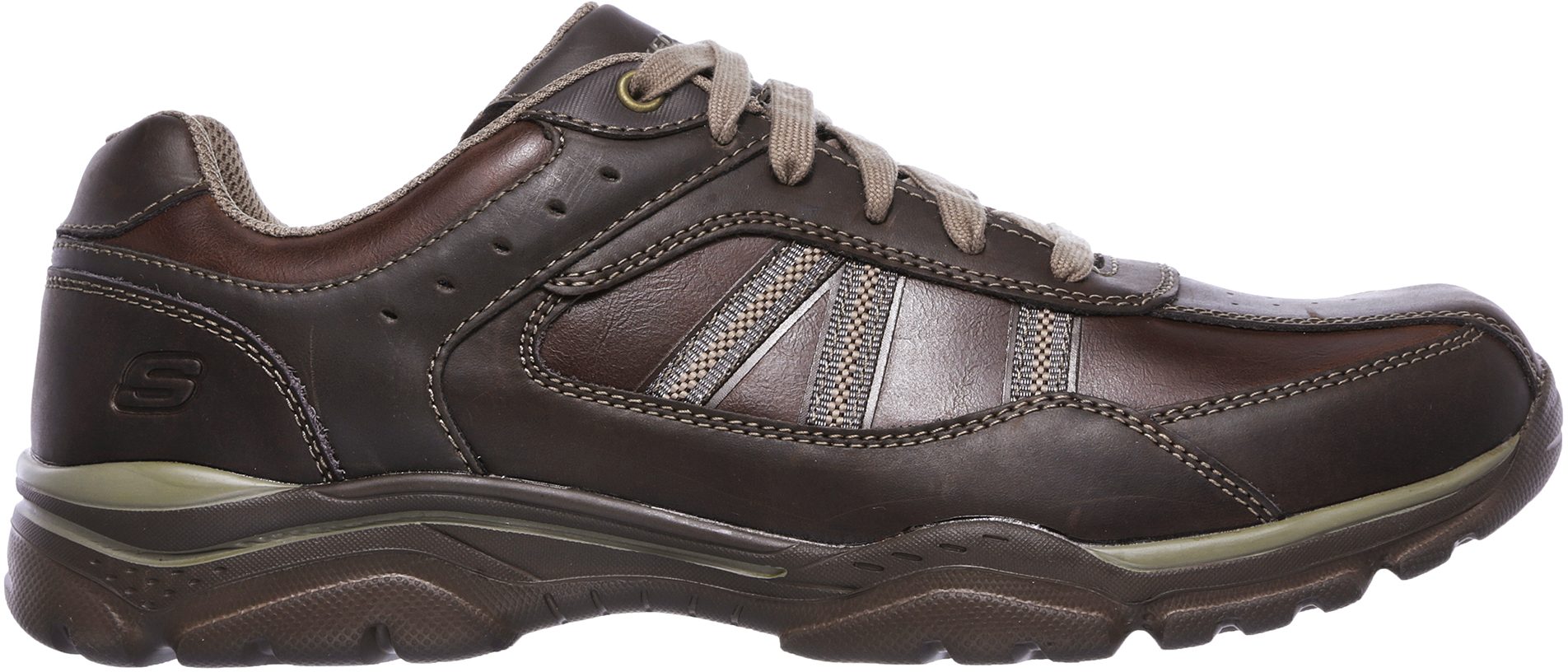 Skechers Relaxed Fit: Rovato - Texon Chocolate 65418 CHOC - Trainers ...