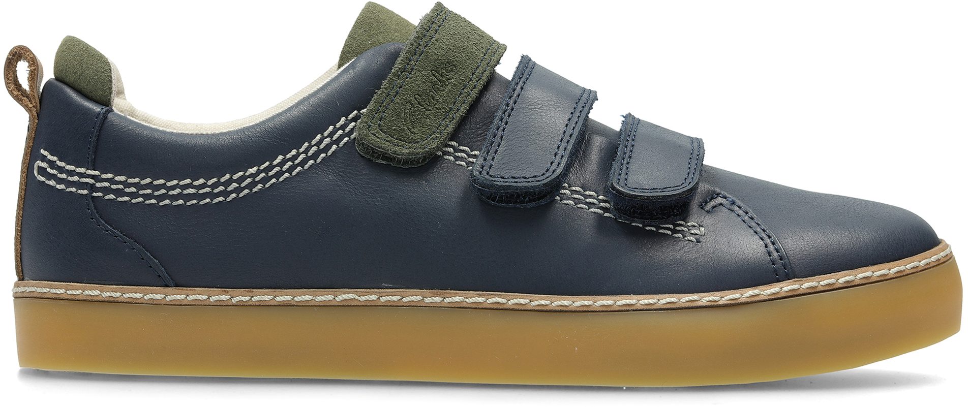 Clarks Brill Toy Junior Navy Leather 26128102 - Boys Shoes - Humphries ...