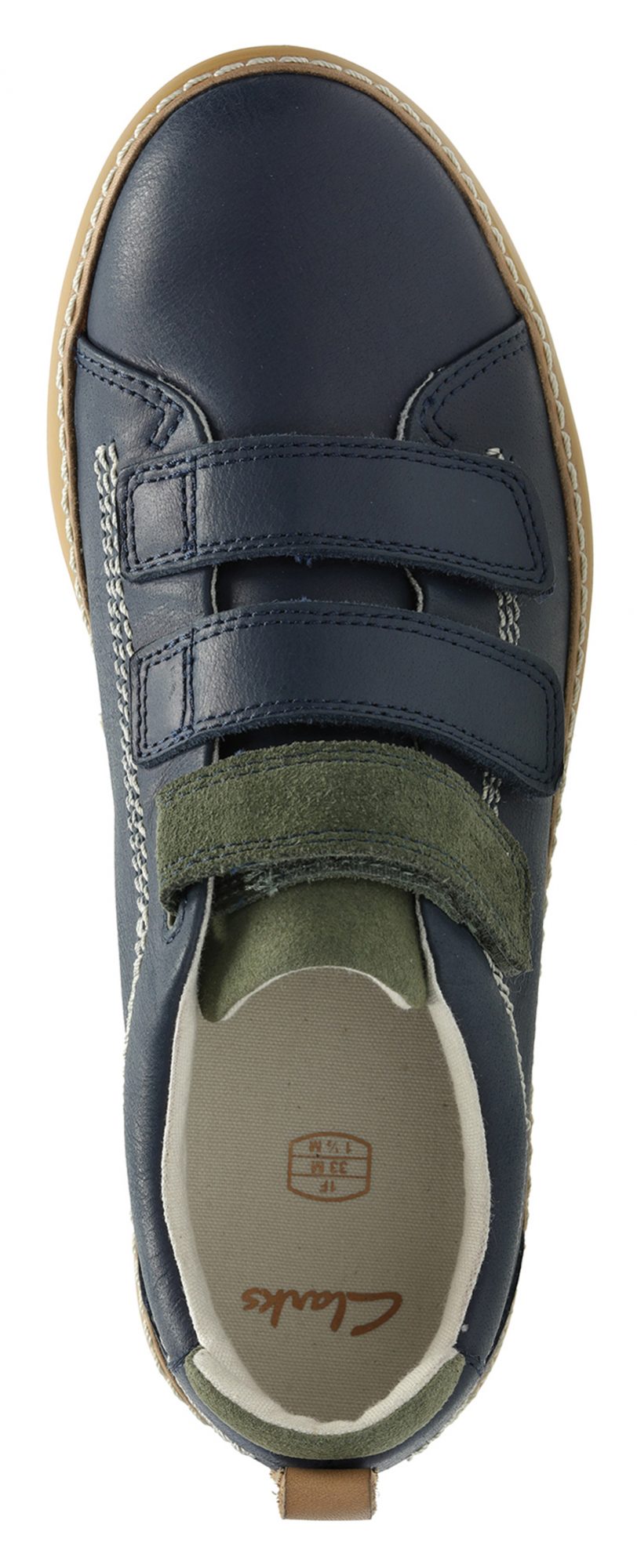Clarks Brill Toy Junior Navy Leather 26128102 - Boys Shoes - Humphries ...