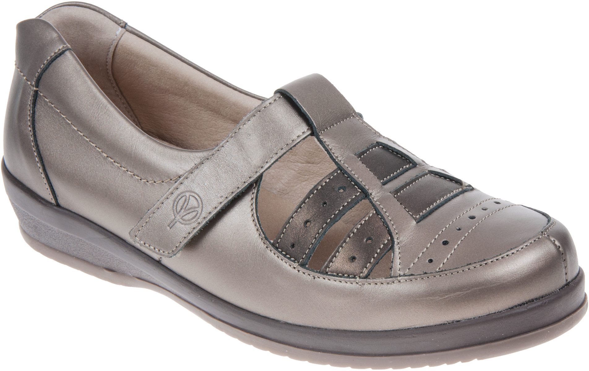Sandpiper Foxton Pewter 201625 - Everyday Shoes - Humphries Shoes