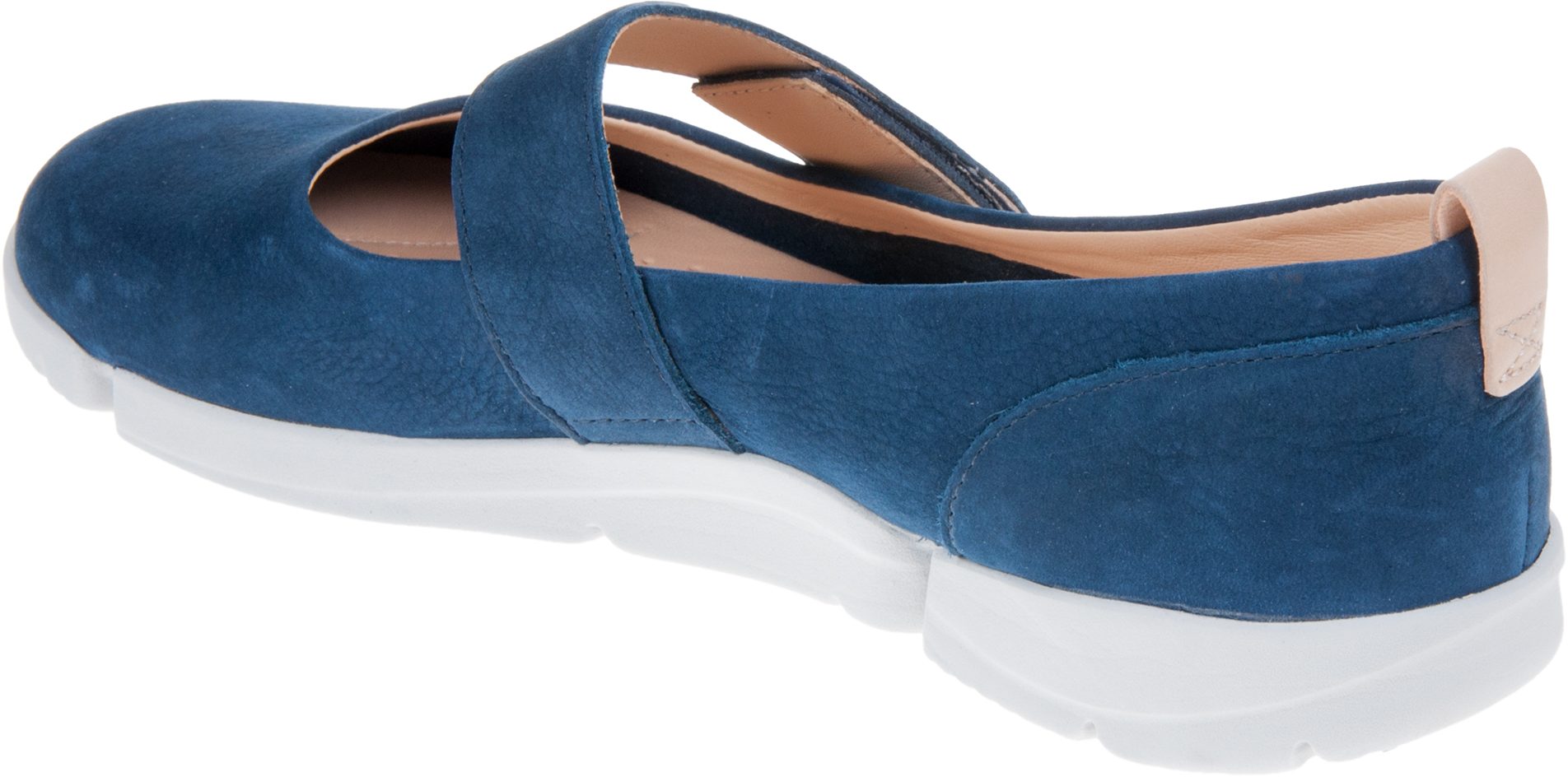 Clarks Tri Carrie Navy Nubuck 26131108 - Everyday Shoes - Humphries Shoes