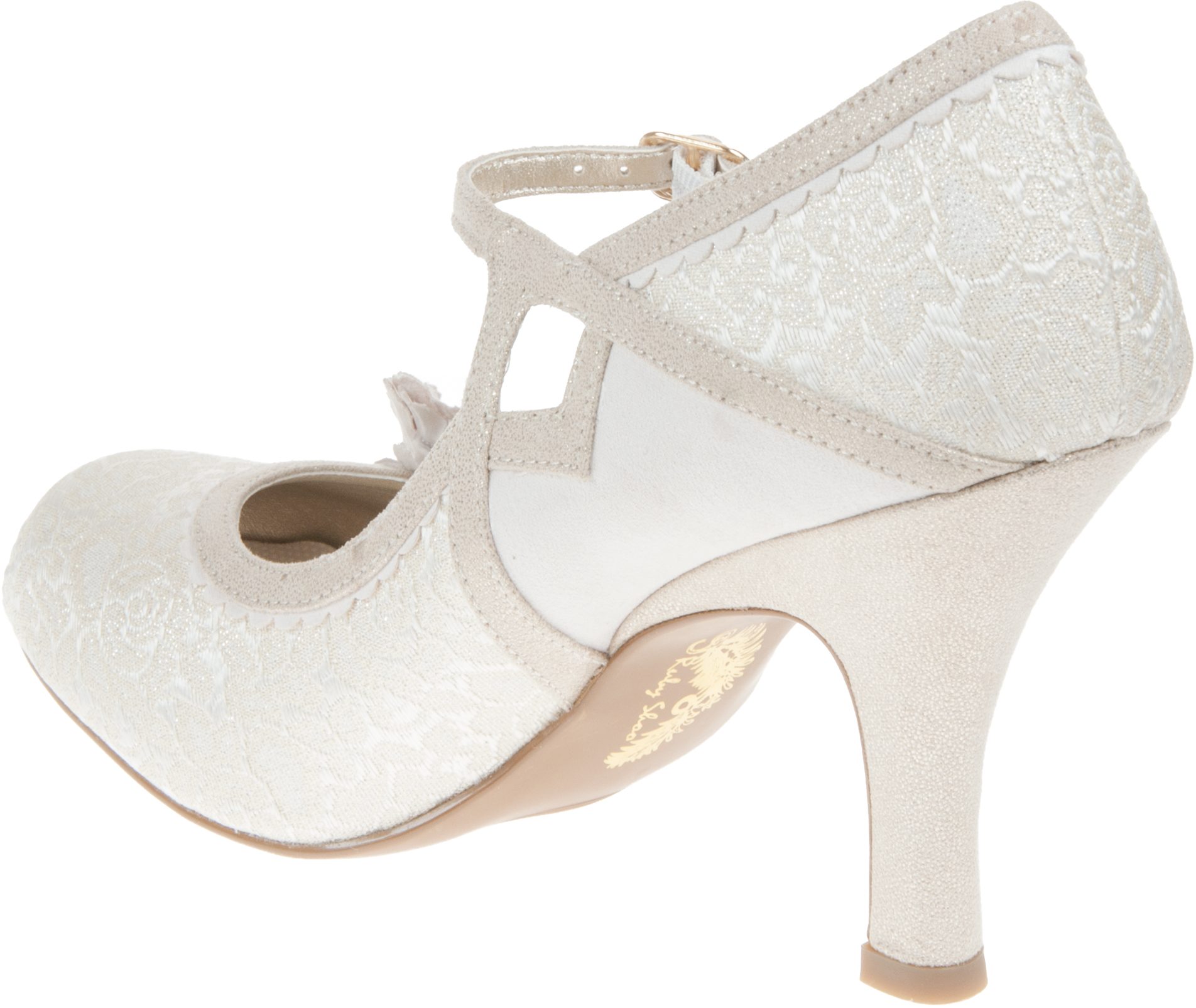 Ruby Shoo Yasmin Cream 09088 - Court Shoes - Humphries Shoes