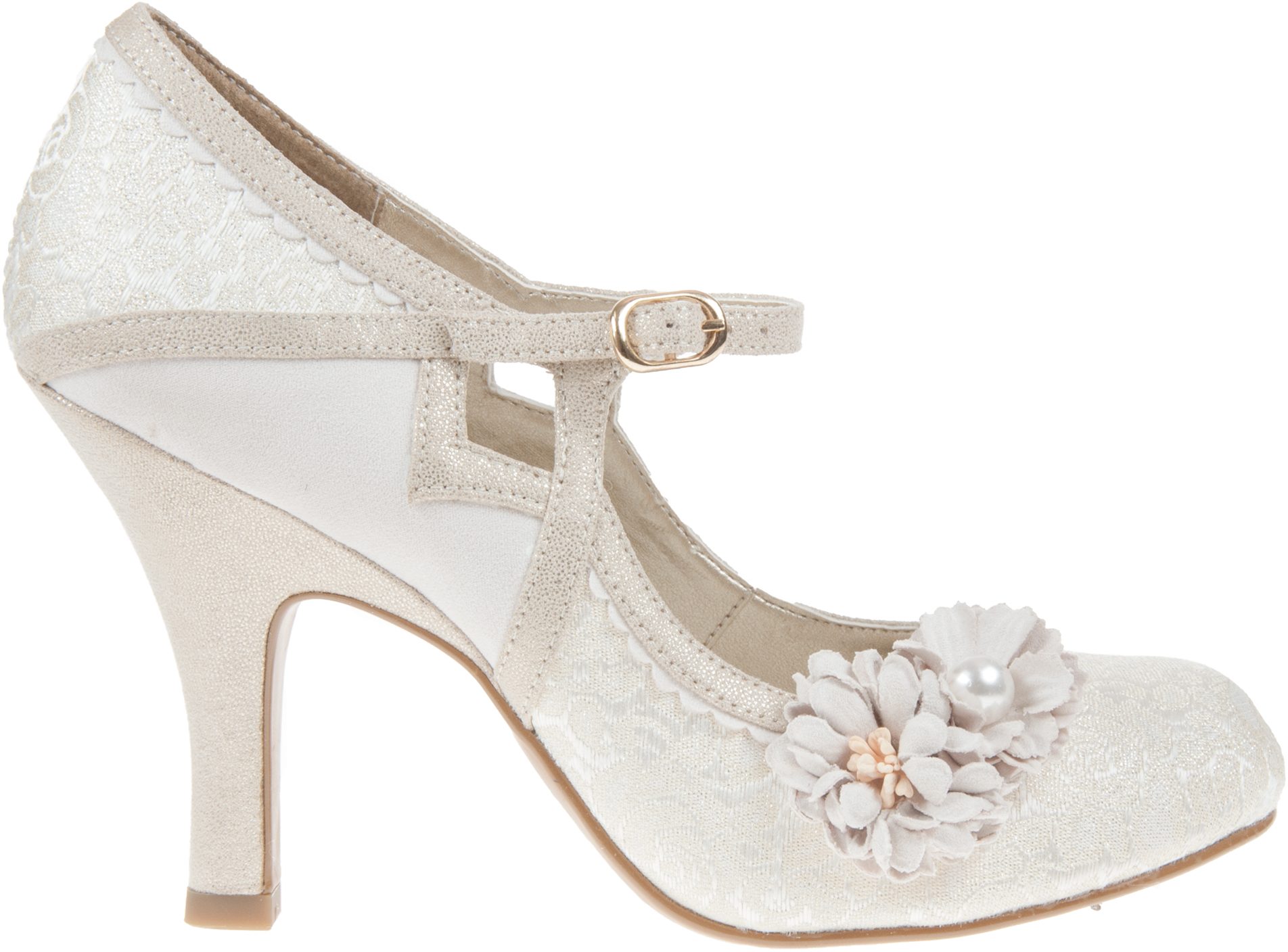 Ruby Shoo Yasmin Cream 09088 - Court Shoes - Humphries Shoes