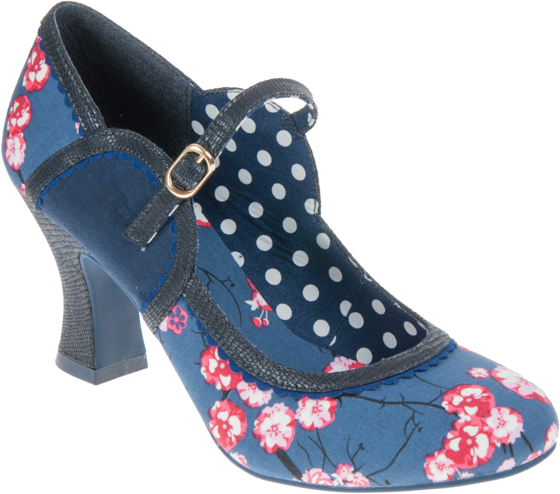 Ruby Shoo Rosalind Blue 09183 - Court Shoes - Humphries Shoes