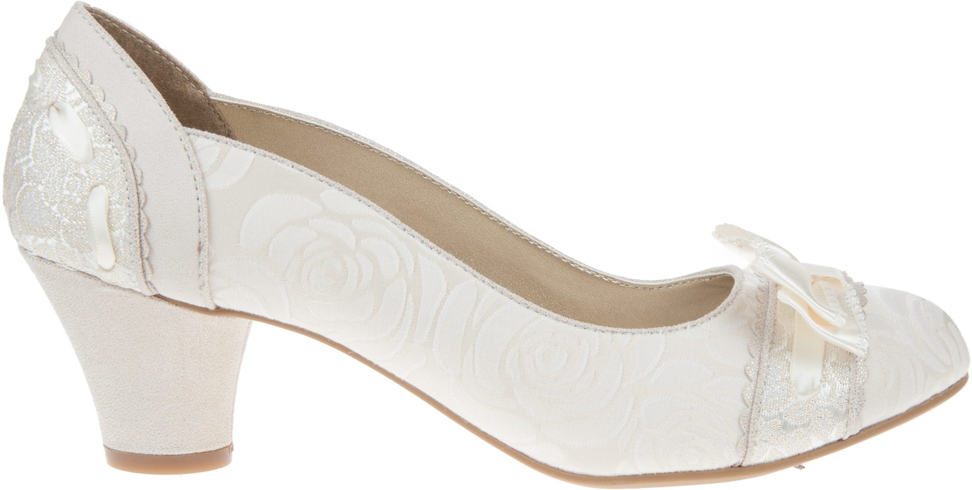 Ruby Shoo Hayley Cream 09160 - Court Shoes - Humphries Shoes