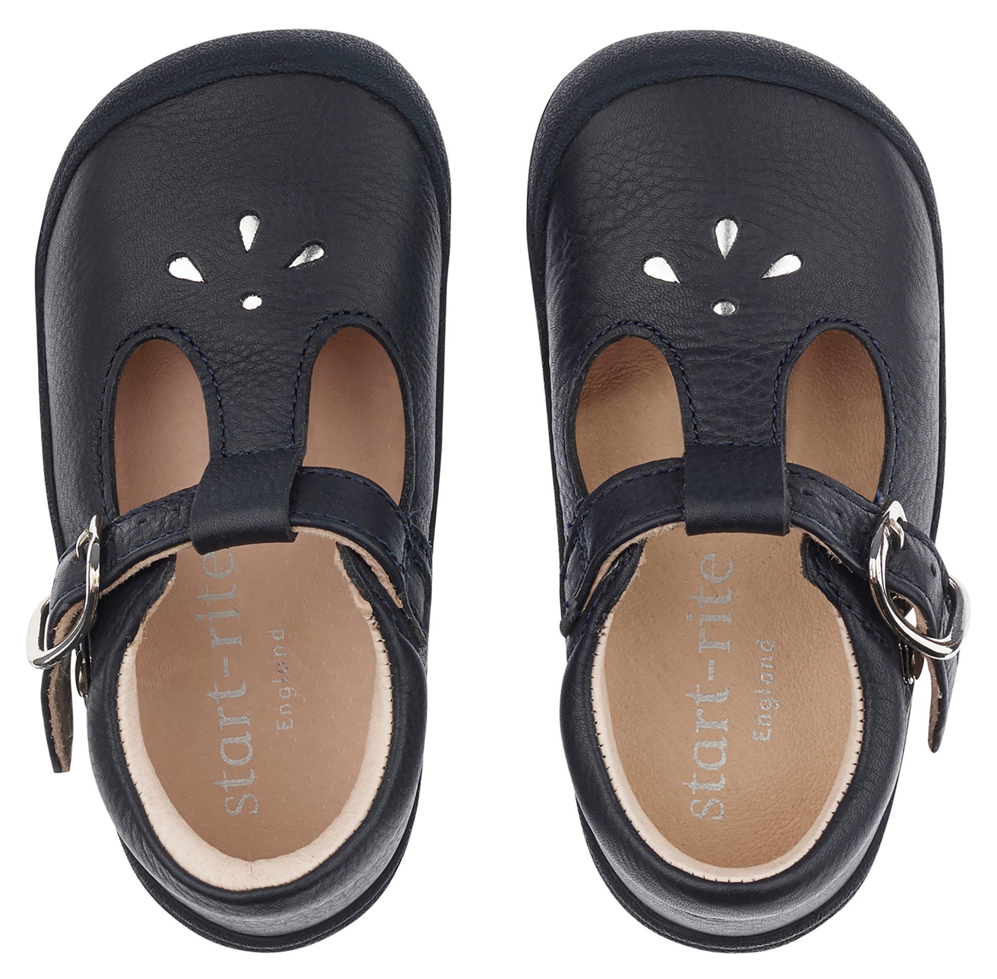 Start-Rite First Evy Navy Leather 0744_9 - First Walkers - Humphries Shoes