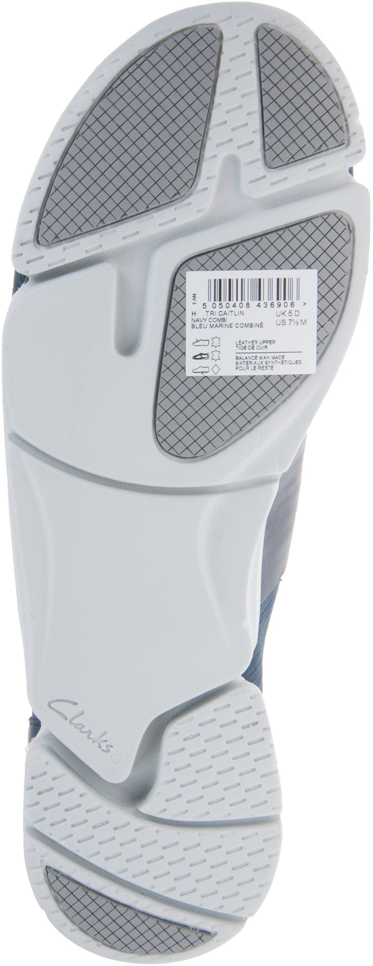 Clarks Tri Caitlin Navy Combi 26131797 - Everyday Shoes - Humphries Shoes