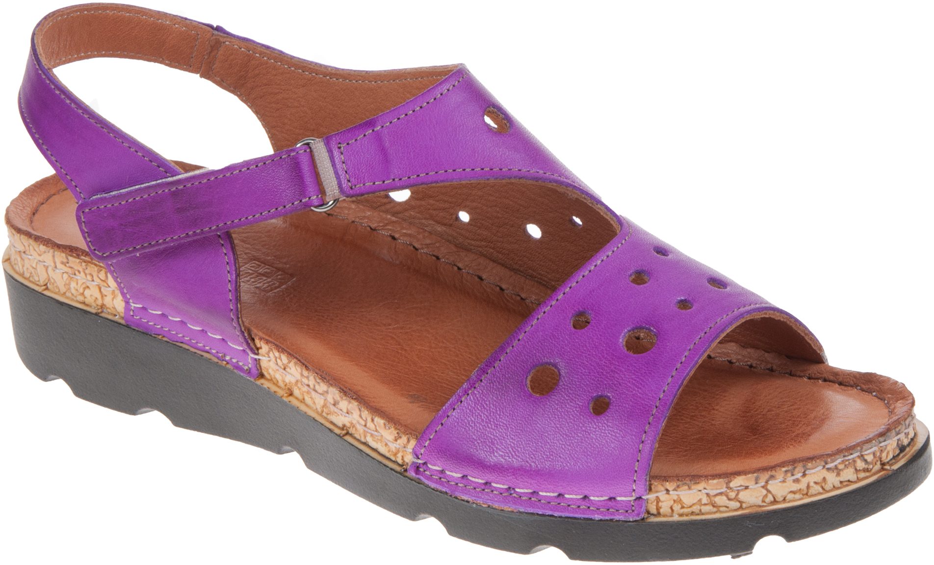 Riva Trista Purple tri - Full Sandals - Humphries Shoes