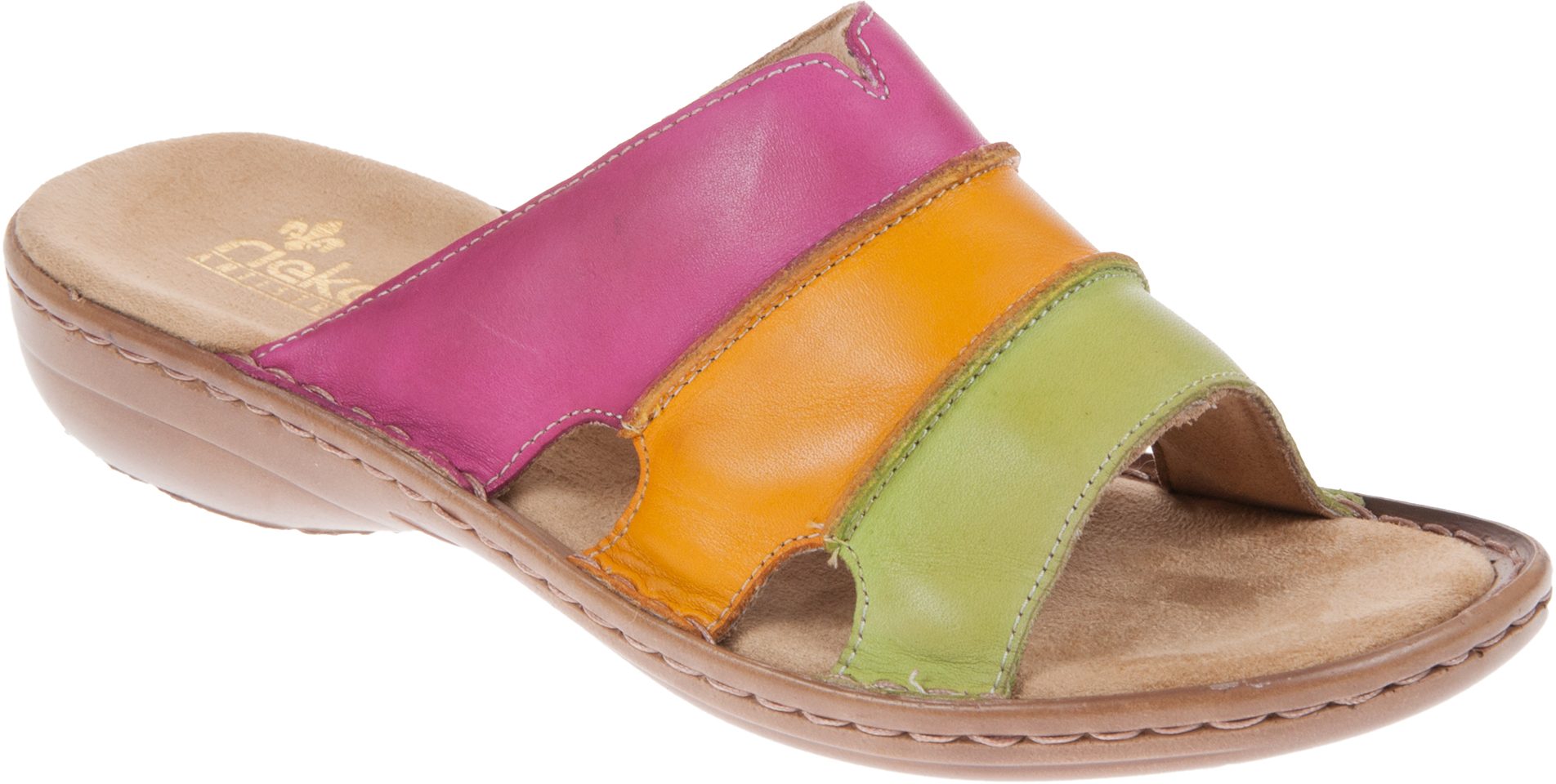 Rieker Dyan Multi 60846-52 - Mule Sandals - Humphries Shoes