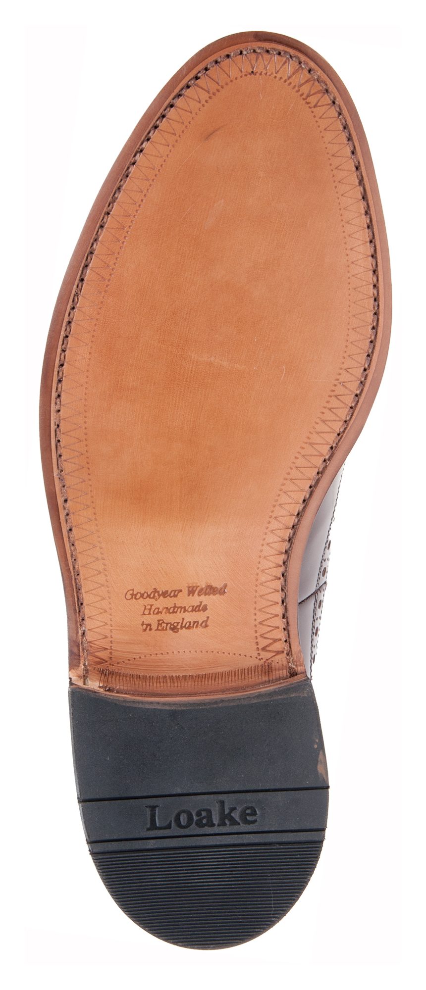 Loake Royal Oxblood Polished Leather - Brogues - Humphries Shoes