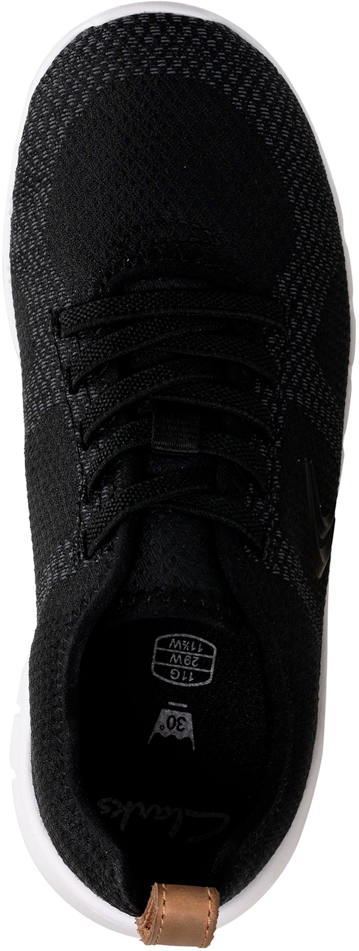 Clarks Sprint Flux Black Combi 26132703 - Boys Trainers - Humphries Shoes