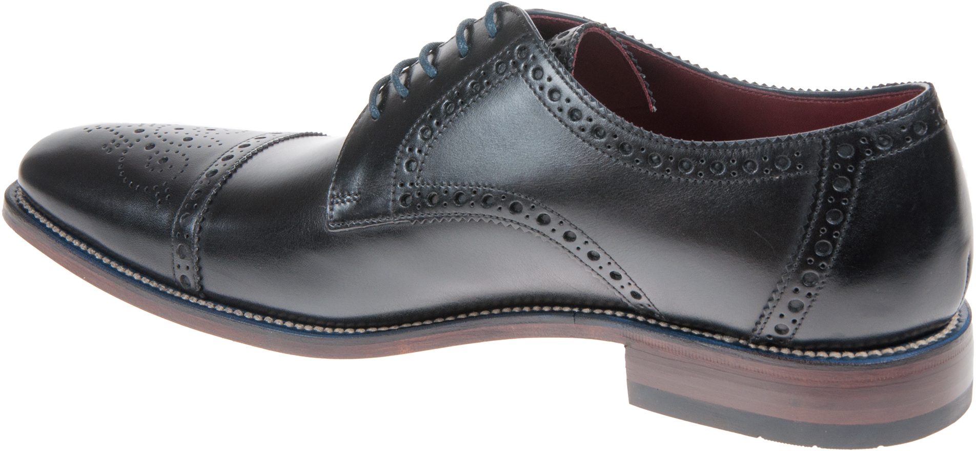 Loake Foley Black Calf Leather - Formal Shoes - Humphries Shoes