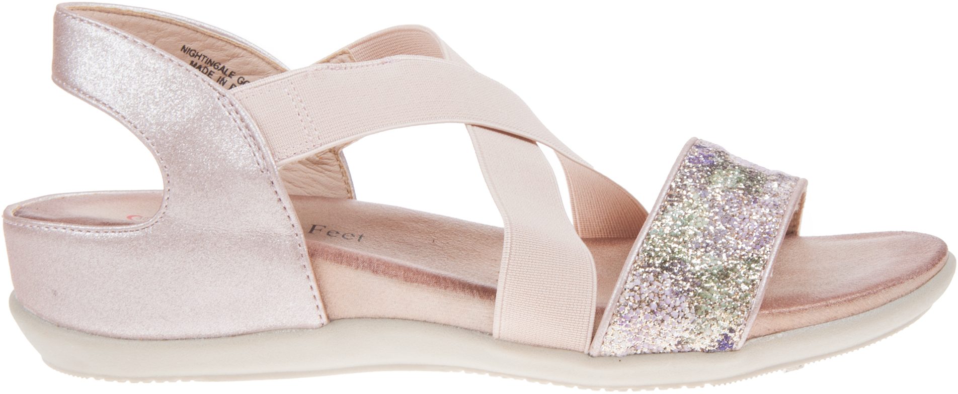 Heavenly Feet Nightingale Gold nig - Full Sandals - Humphries Shoes
