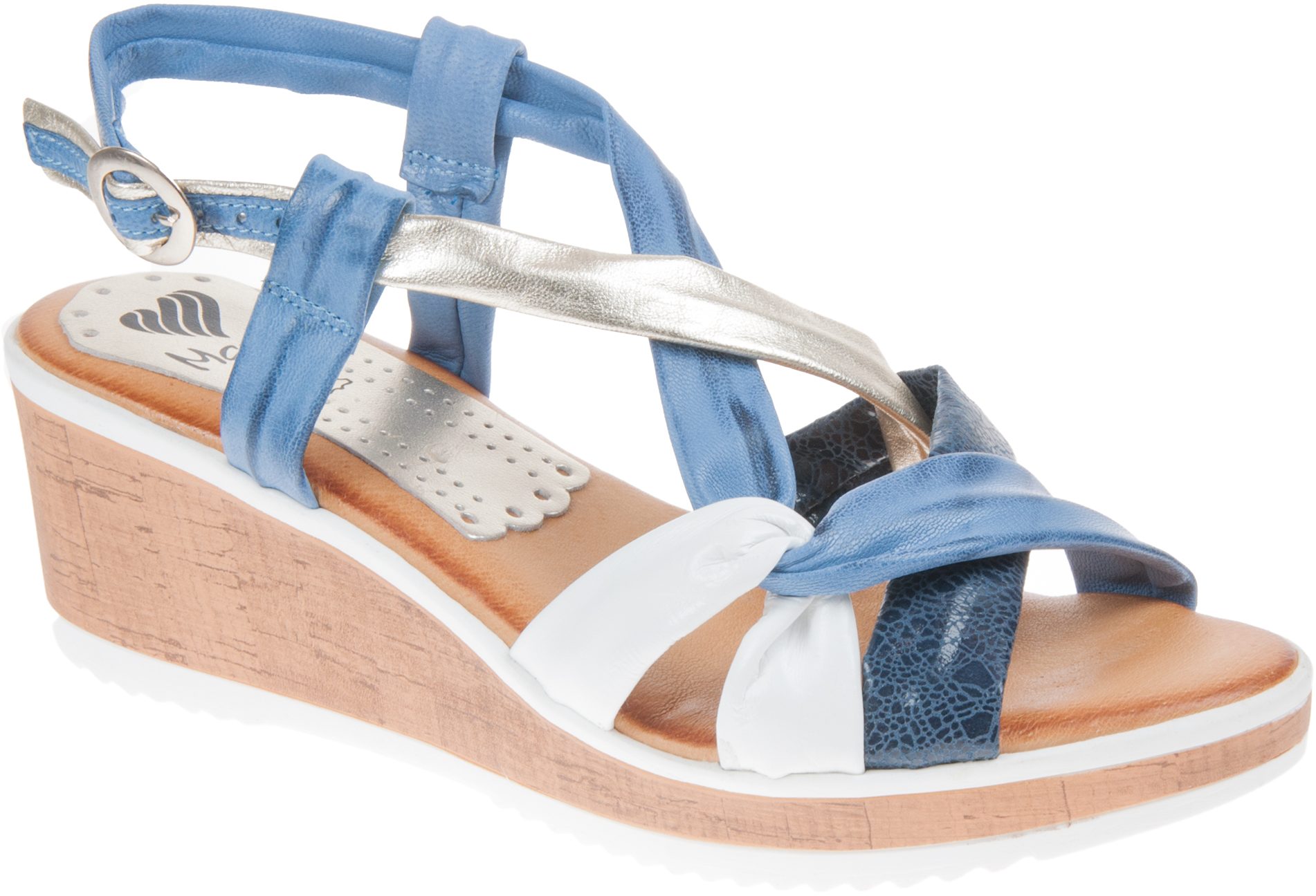 Marila 355 Sec Blue Multi 355 Sec 25 - Full Sandals - Humphries Shoes
