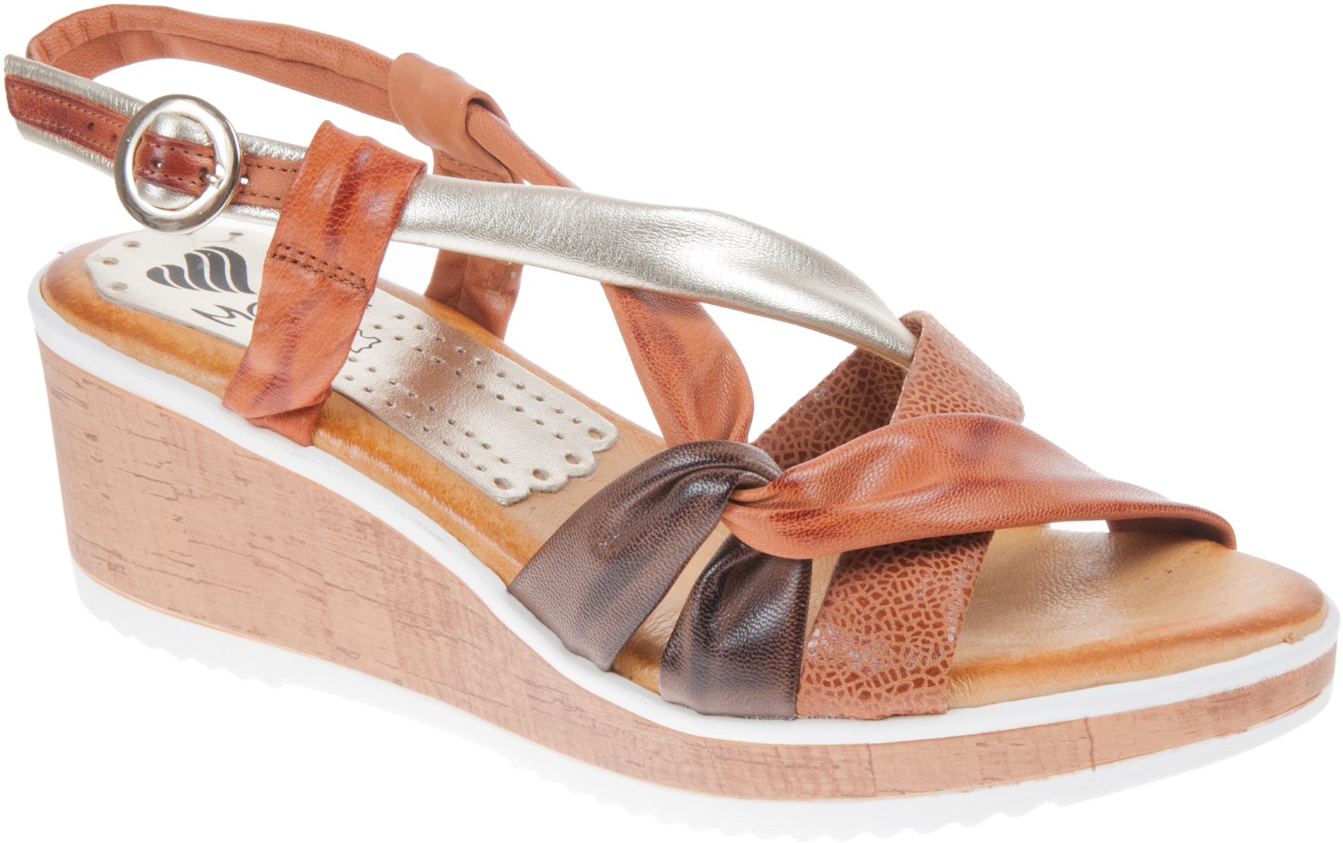 Marila 355 Sec Tan Multi 355 Sec 25 - Full Sandals - Humphries Shoes