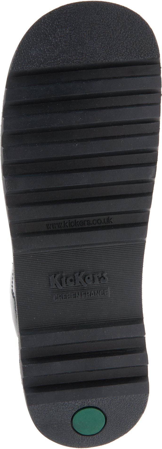Kickers Kick Lo Jr Black Leather KF0000439 - Boys School Shoes ...