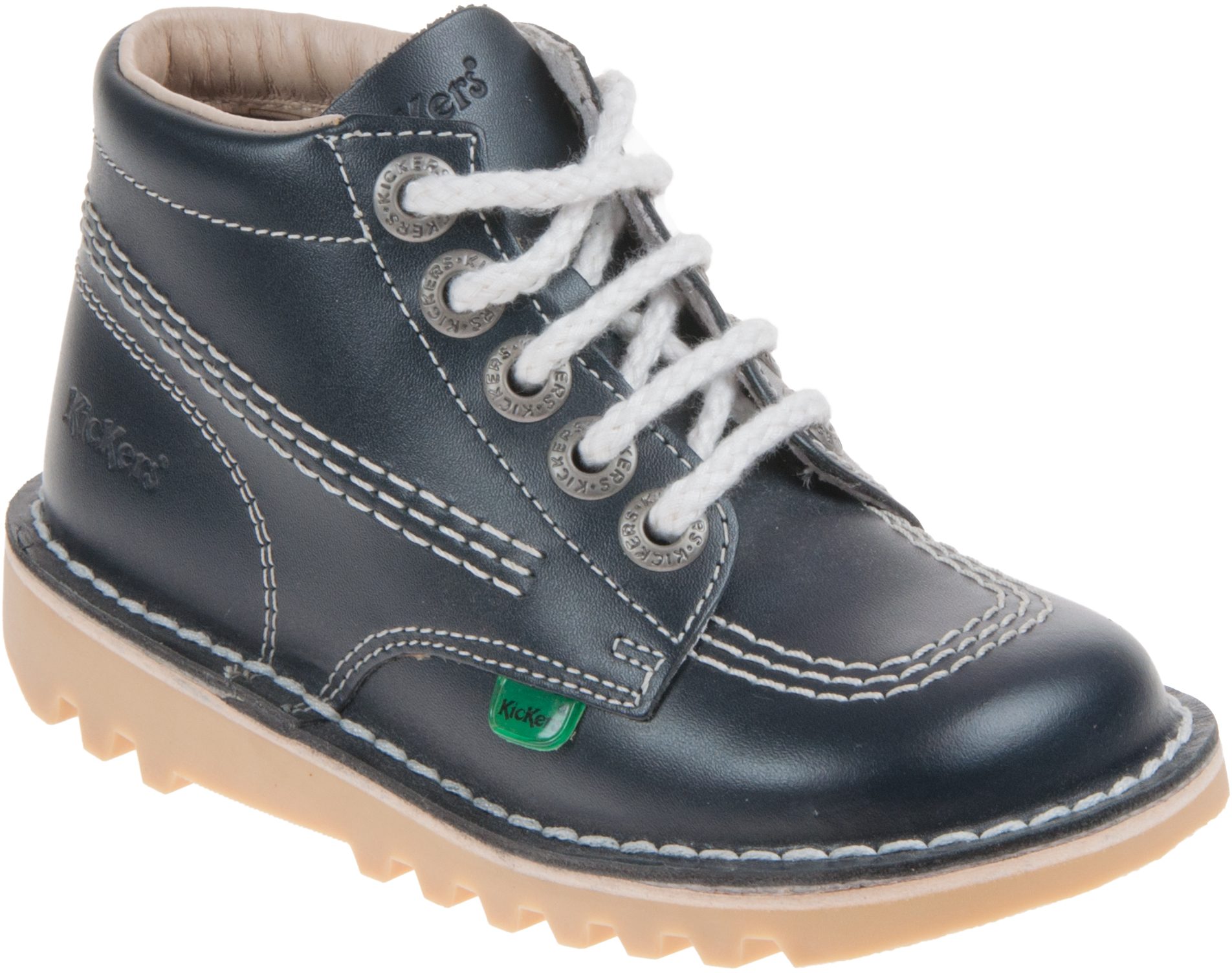 Kickers Kick Hi Kids Navy KF0000108 - Boys Boots - Humphries Shoes
