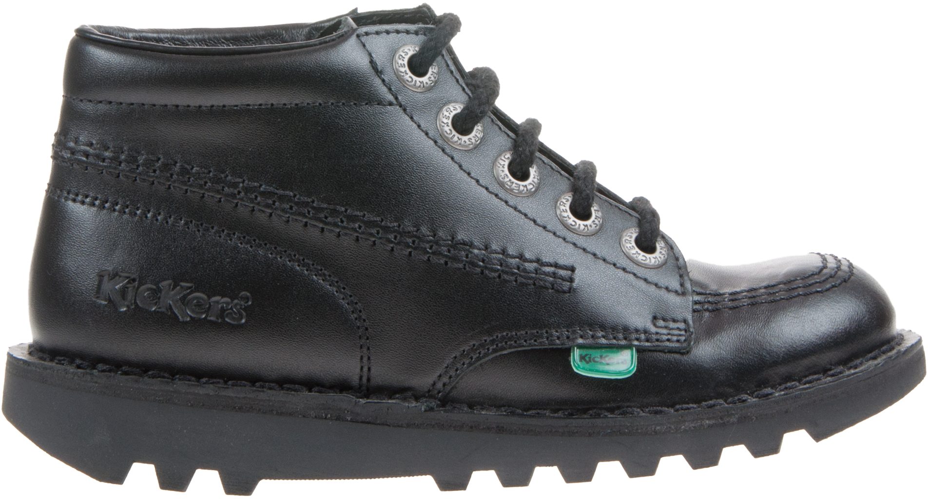 Kickers Kick Hi Kids Black KF0000409 - Boys Boots - Humphries Shoes