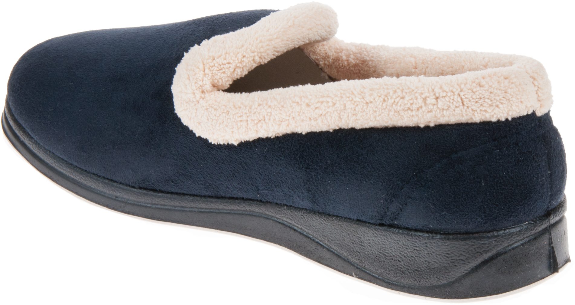Padders Repose Navy 406/24 - Full Slippers - Humphries Shoes