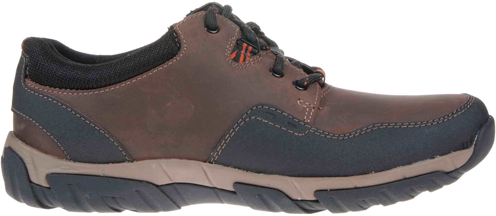 Clarks Walbeck Edge II Brown Leather 26138657 - Casual Shoes ...