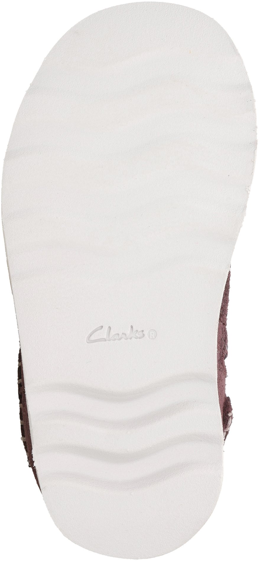 Clarks Crown Piper Burgundy Suede 26138302 - Girls Boots - Humphries Shoes
