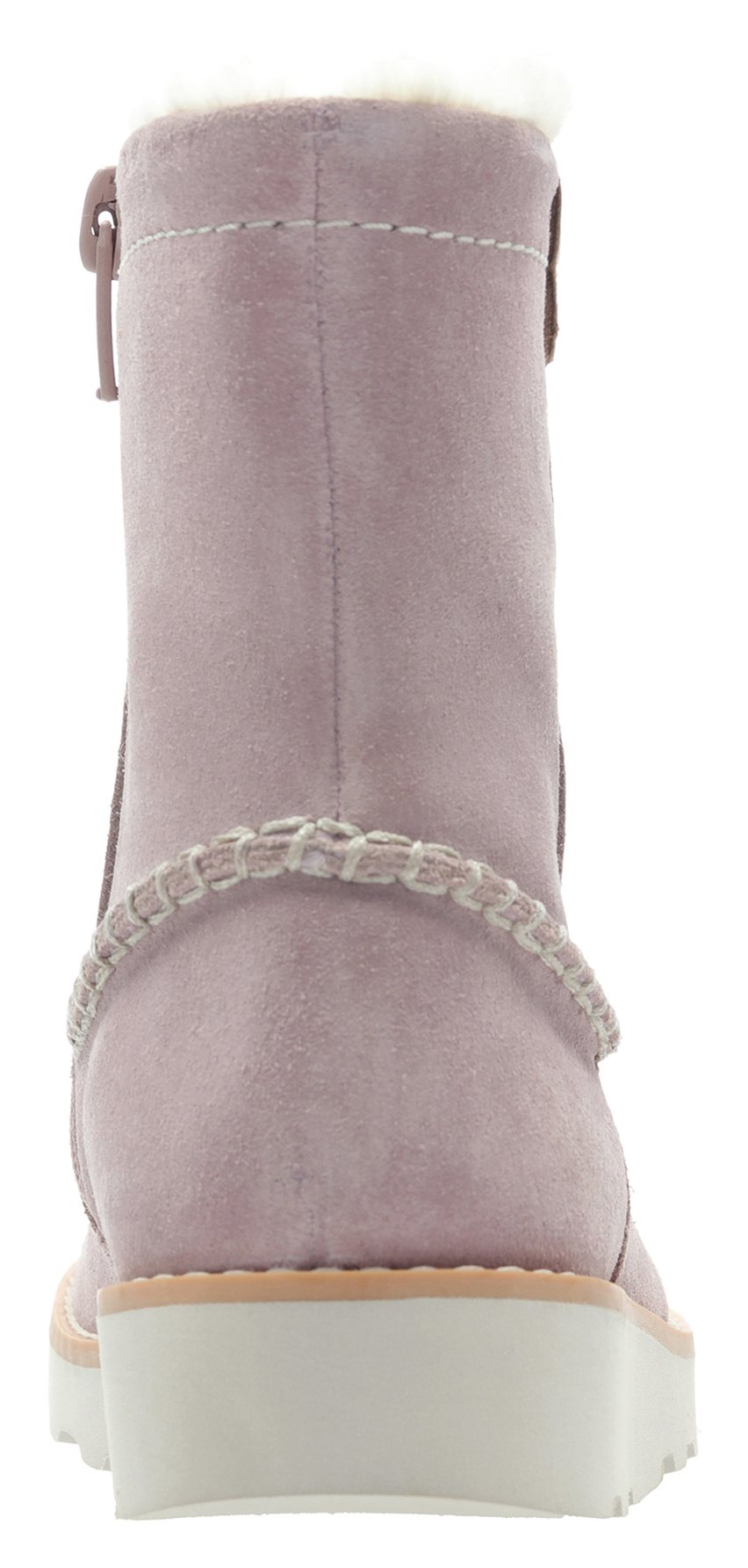 Clarks Crown Piper Pink Suede 26135924 - Girls Boots - Humphries Shoes
