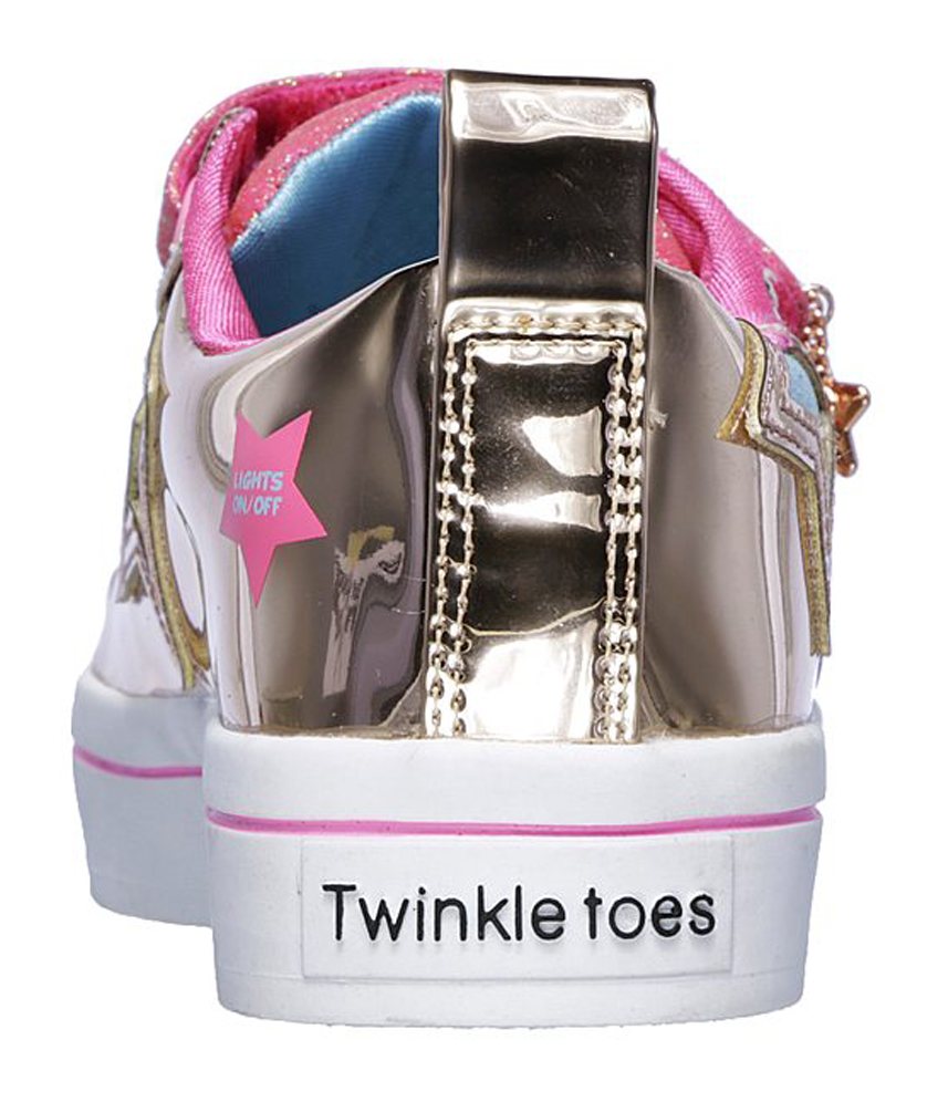 Skechers Twinkle Toes: Twi-Lites - Twinkle Stars Rosegold 10981L RSGD ...