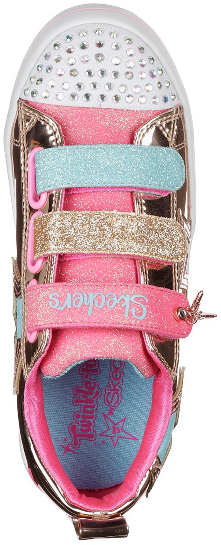 Skechers Twinkle Toes: Twi-Lites - Twinkle Stars Rosegold 10981L RSGD ...