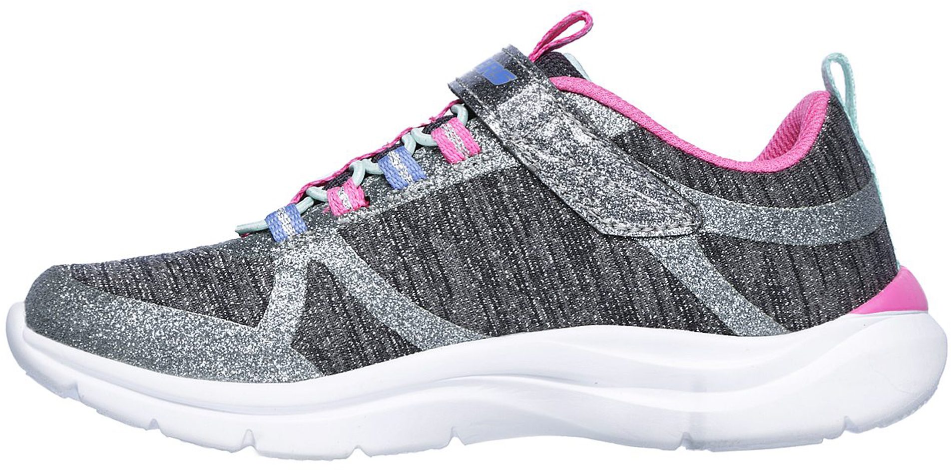 Skechers Trainer Lite - Jazzy Jumpers Charcoal / Hot Pink 81485L CCHP ...