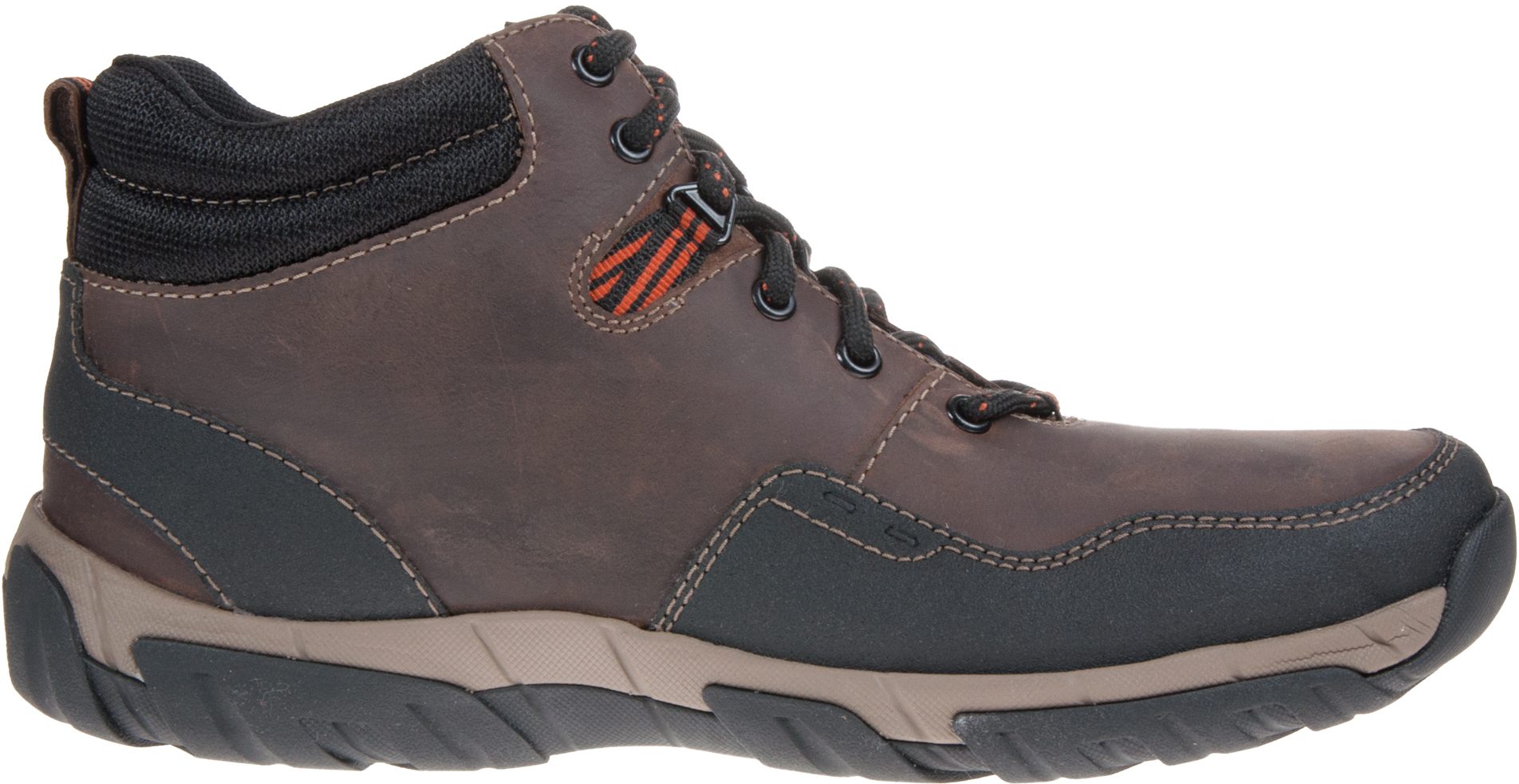 Clarks Walbeck Top II Brown Leather 26138659 - Casual Boots - Humphries ...