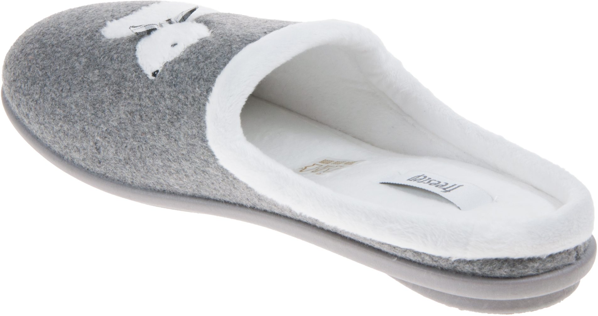 Freestep Westie Grey wst - Mule Slippers - Humphries Shoes