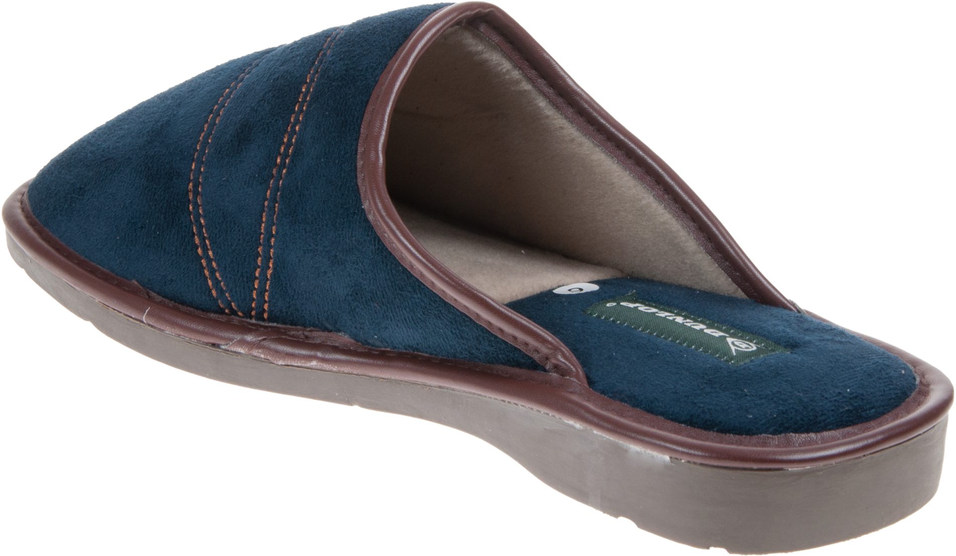 Dunlop Premier Navy Blue MS405C - Mule Slippers - Humphries Shoes