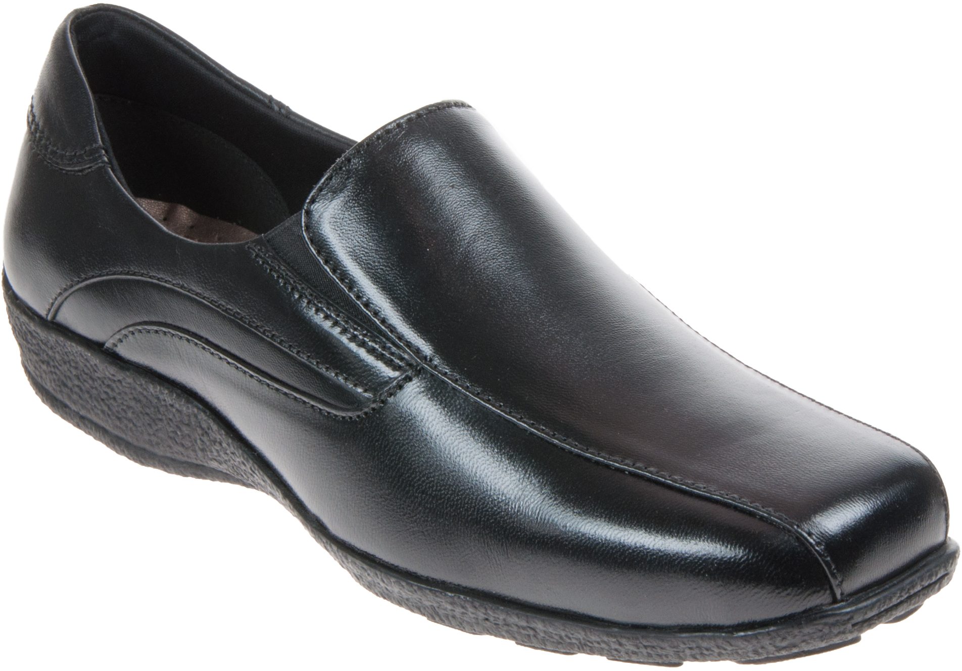 Mod Comfys Dawn Black Leather L802A - Everyday Shoes - Humphries Shoes