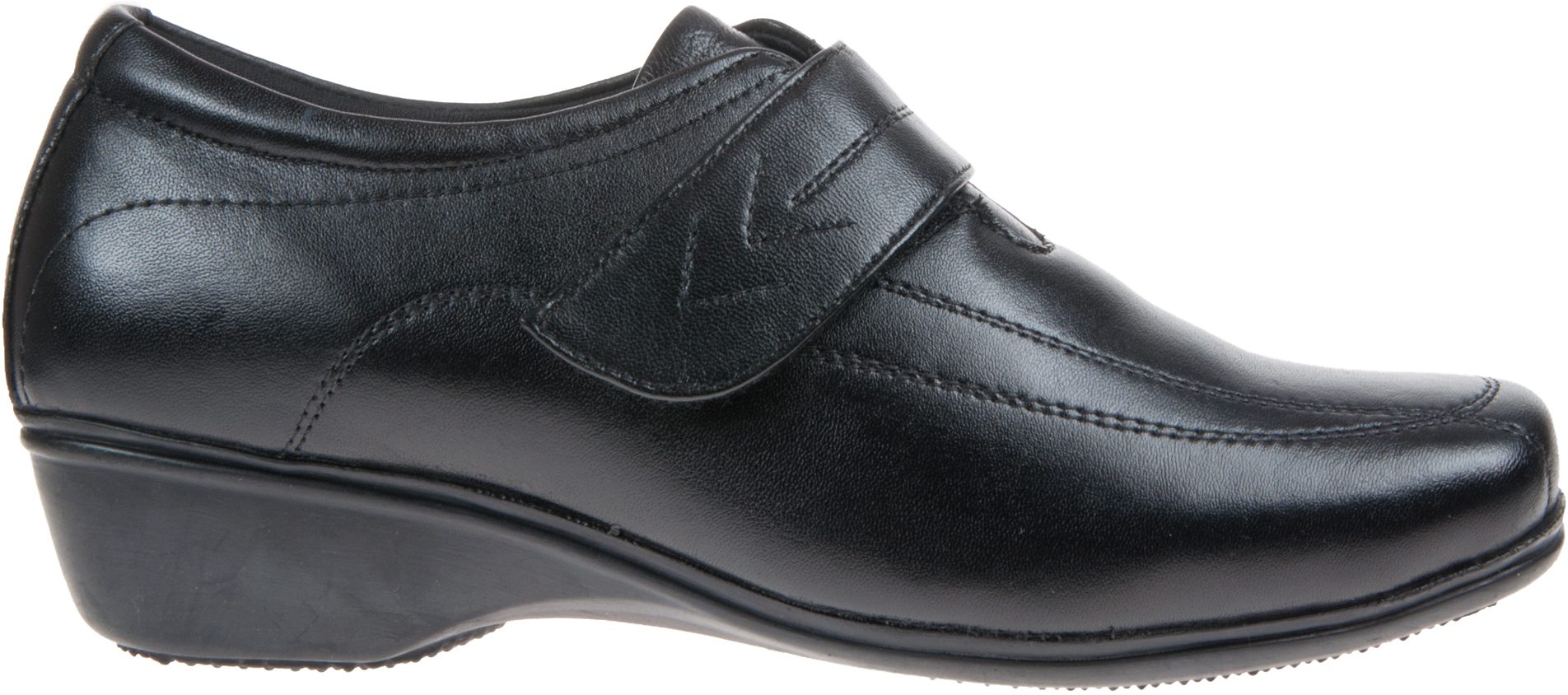 Mod Comfys Karen Black Leather L185A - Everyday Shoes - Humphries Shoes