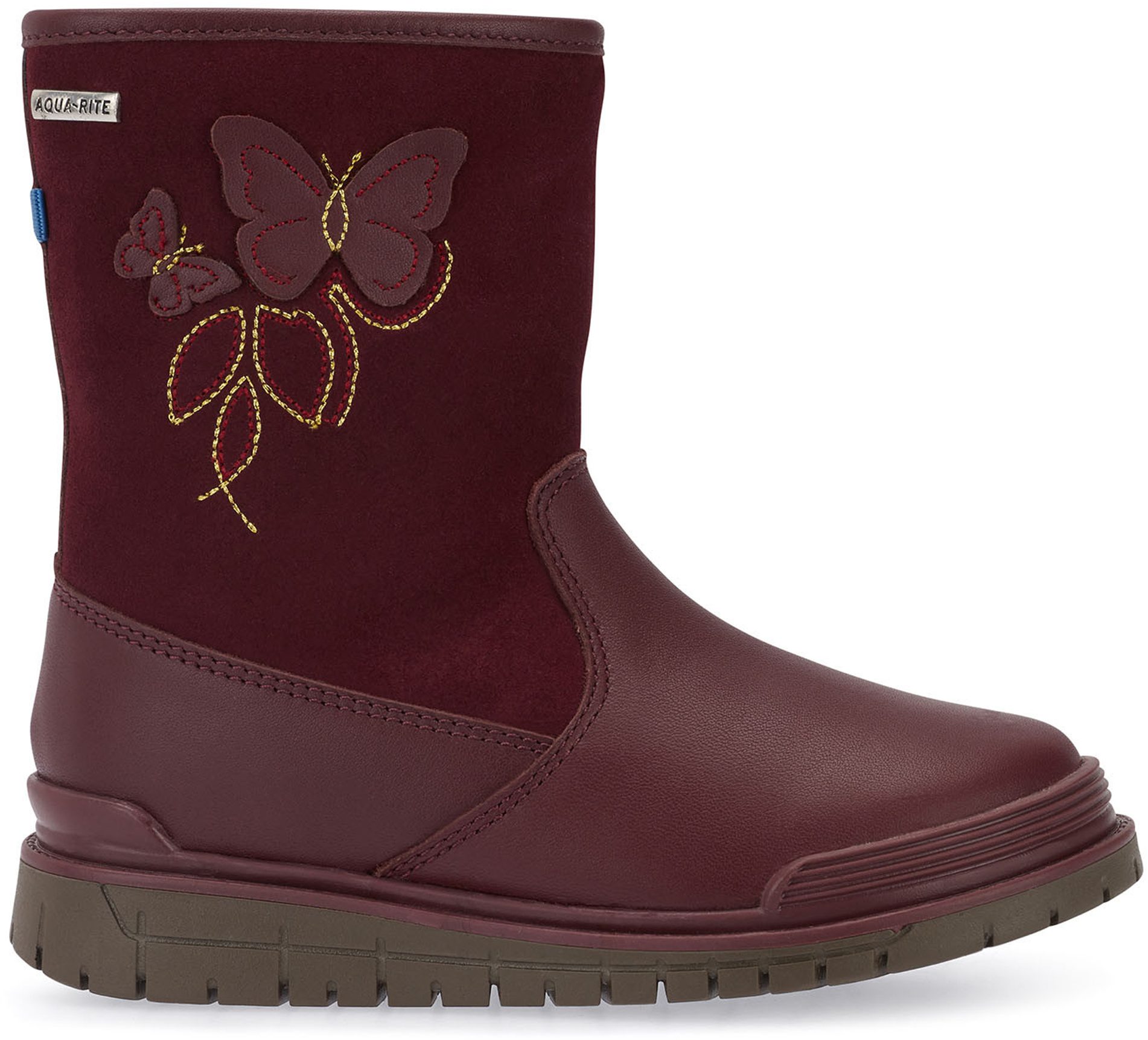 Start-Rite Tidal Wine Leather 1703_1 - Girls Boots - Humphries Shoes