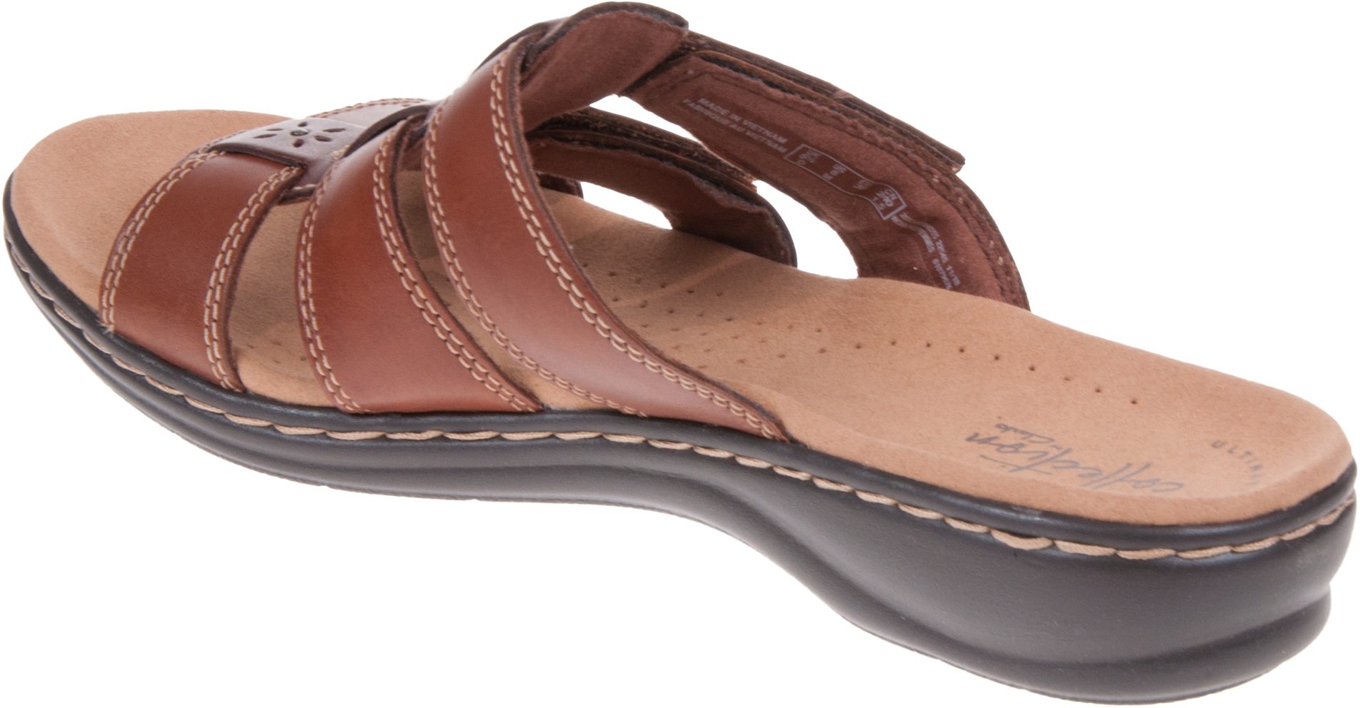 Clarks Leisa Spring Brown Multi 26134492 - Mule Sandals - Humphries Shoes