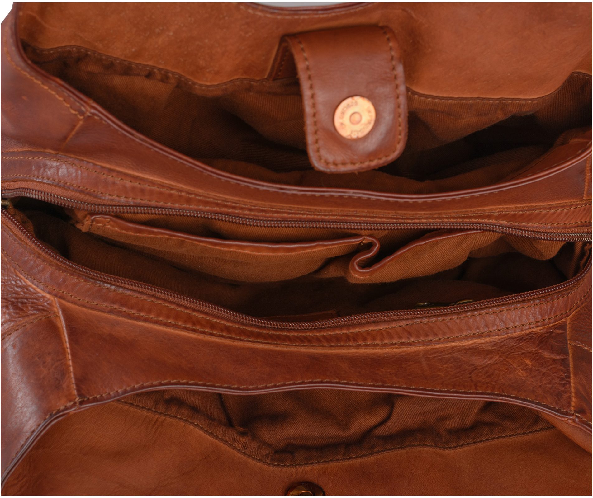 Bolla Bags Fern Cognac / Brown - Shoulder Bag - Humphries Shoes