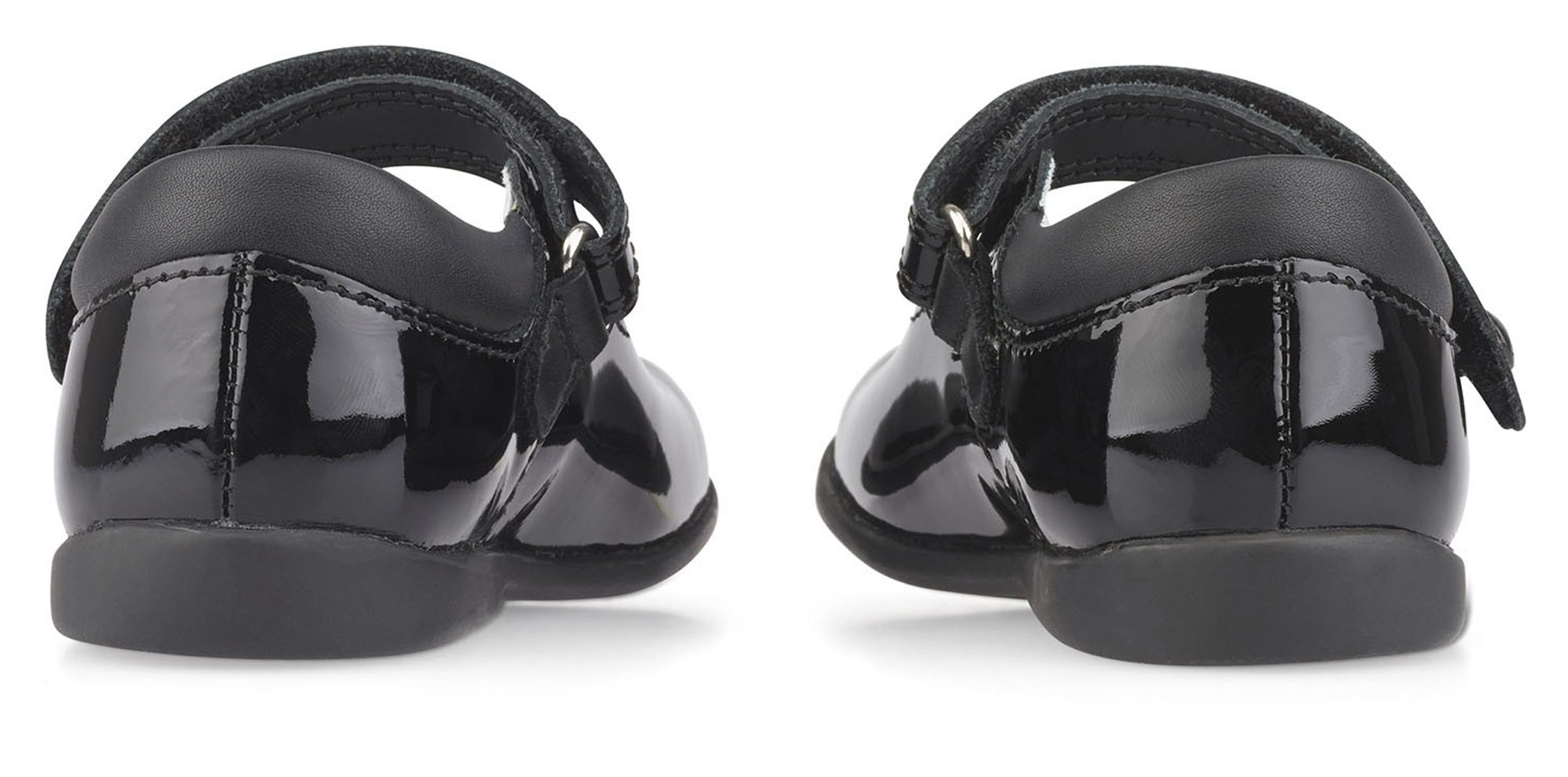 Start-Rite Slide Black Patent 1718_3 - Girls Shoes - Humphries Shoes